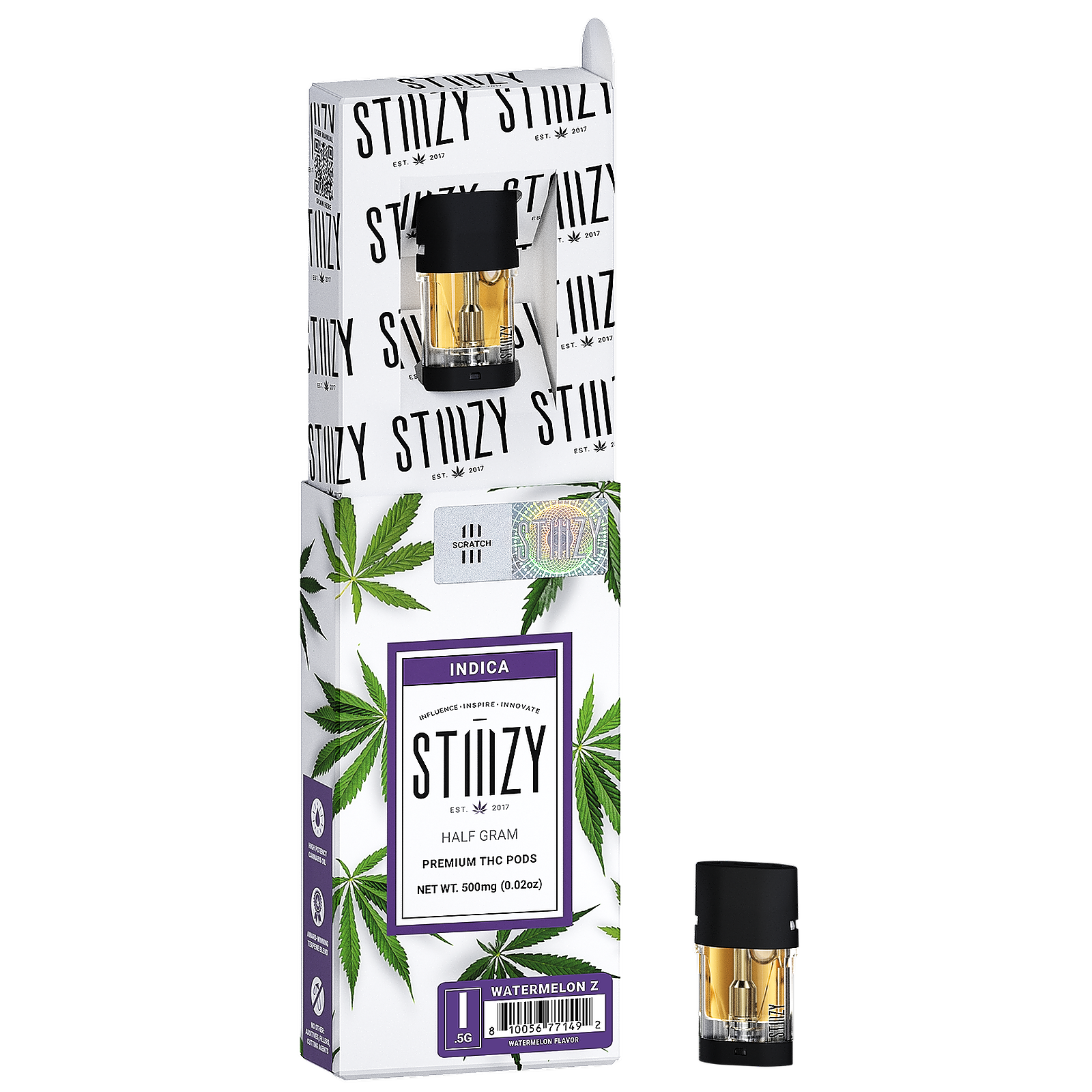 STIIIZY: WATERMELON Z - PREMIUM THC POD .5G | Leafly