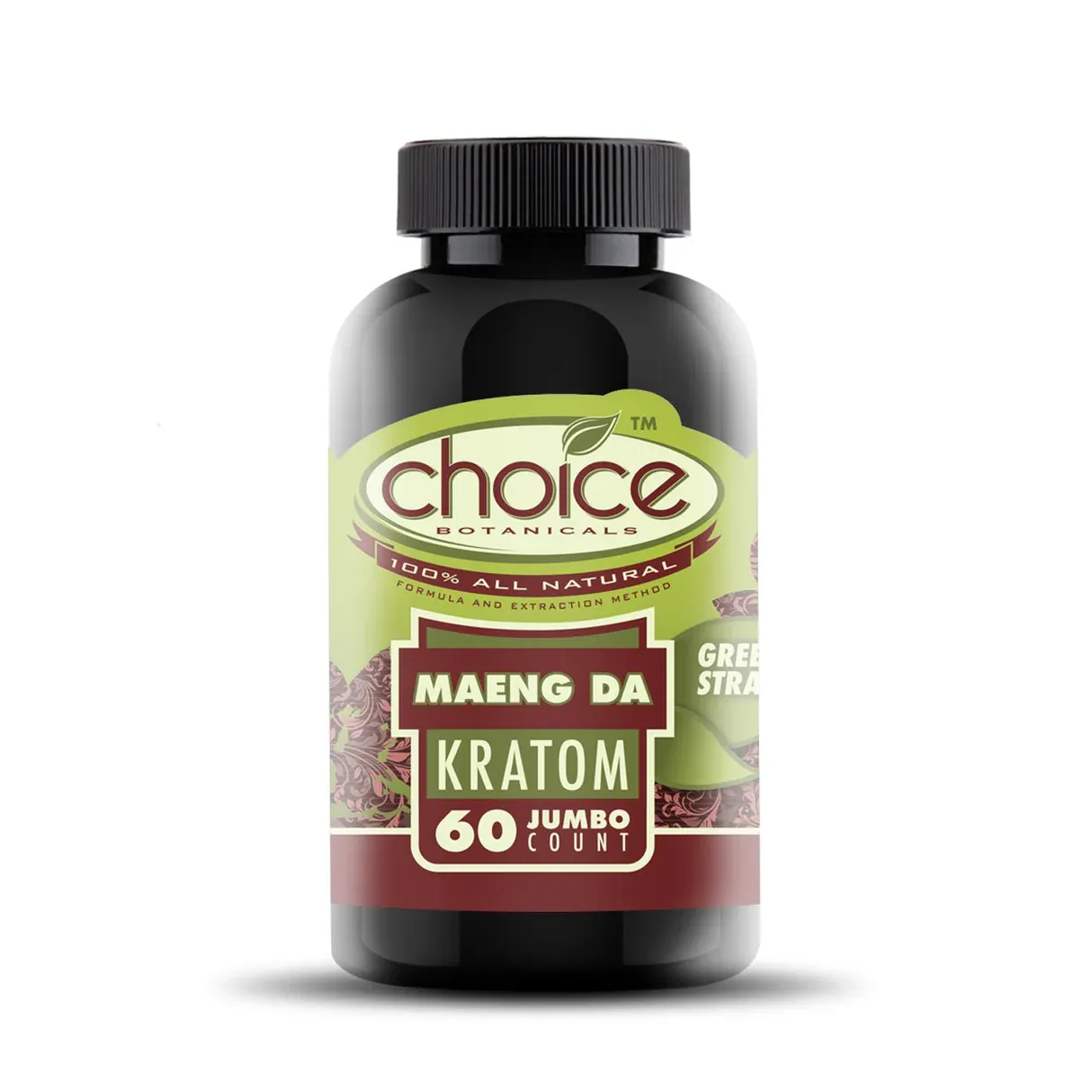 Choice Botanicals: JUMBO KRATOM CAPSULES - 60 COUNT | Leafly