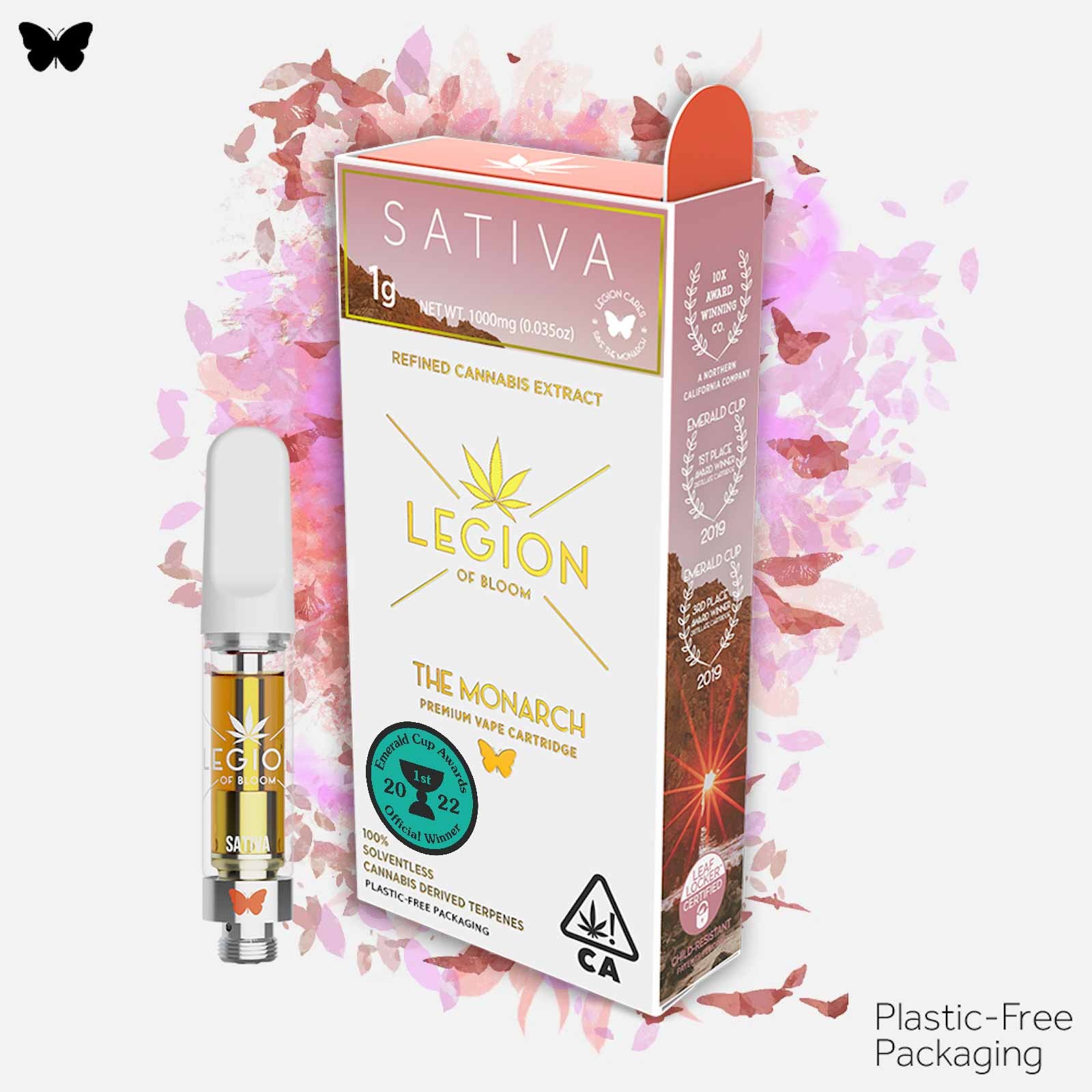 Legion of Bloom: Monarch | Lemon Mac 1 Gram Cartridge | Leafly