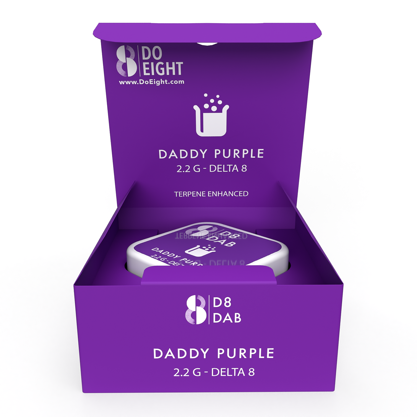 Do Eight: Do Eight Dab - 2.2 G Delta 8 - Daddy Purple | Leafly