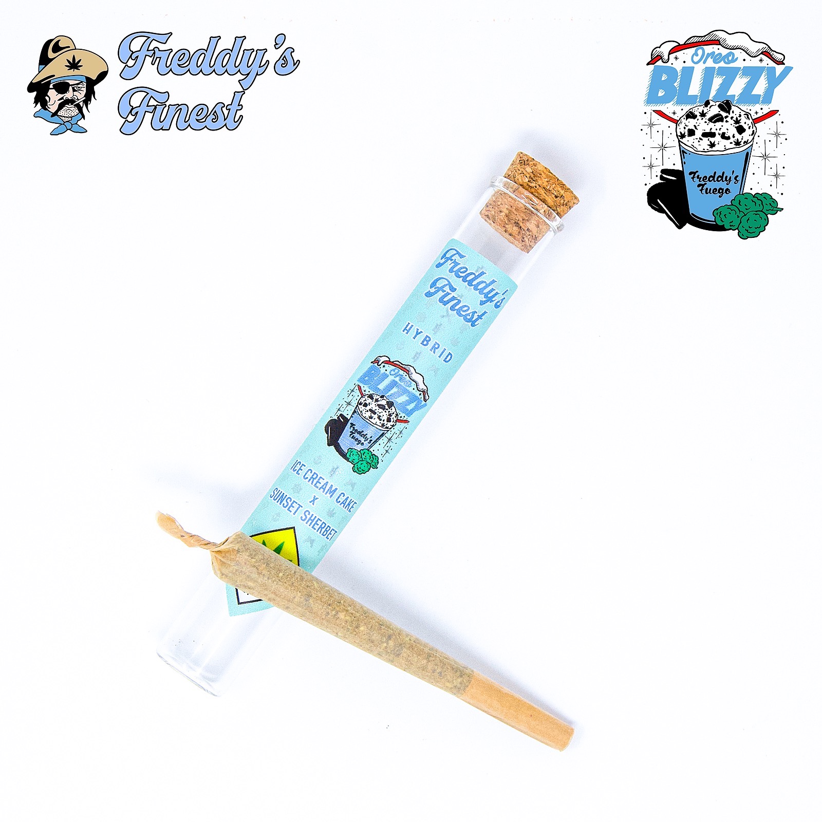Freddy's Fuego: Oreo Blizzy 1g Preroll | Leafly