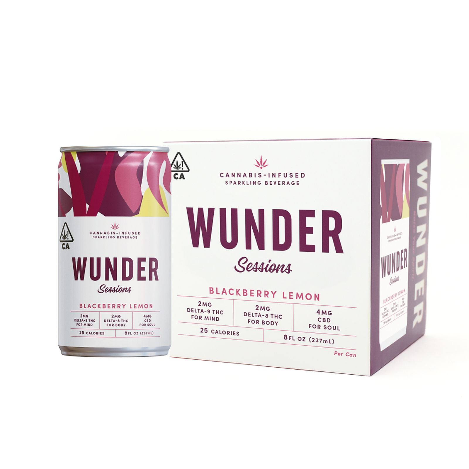 WUNDER: WUNDER Sessions - Blackberry Lemon - 4pk | Leafly