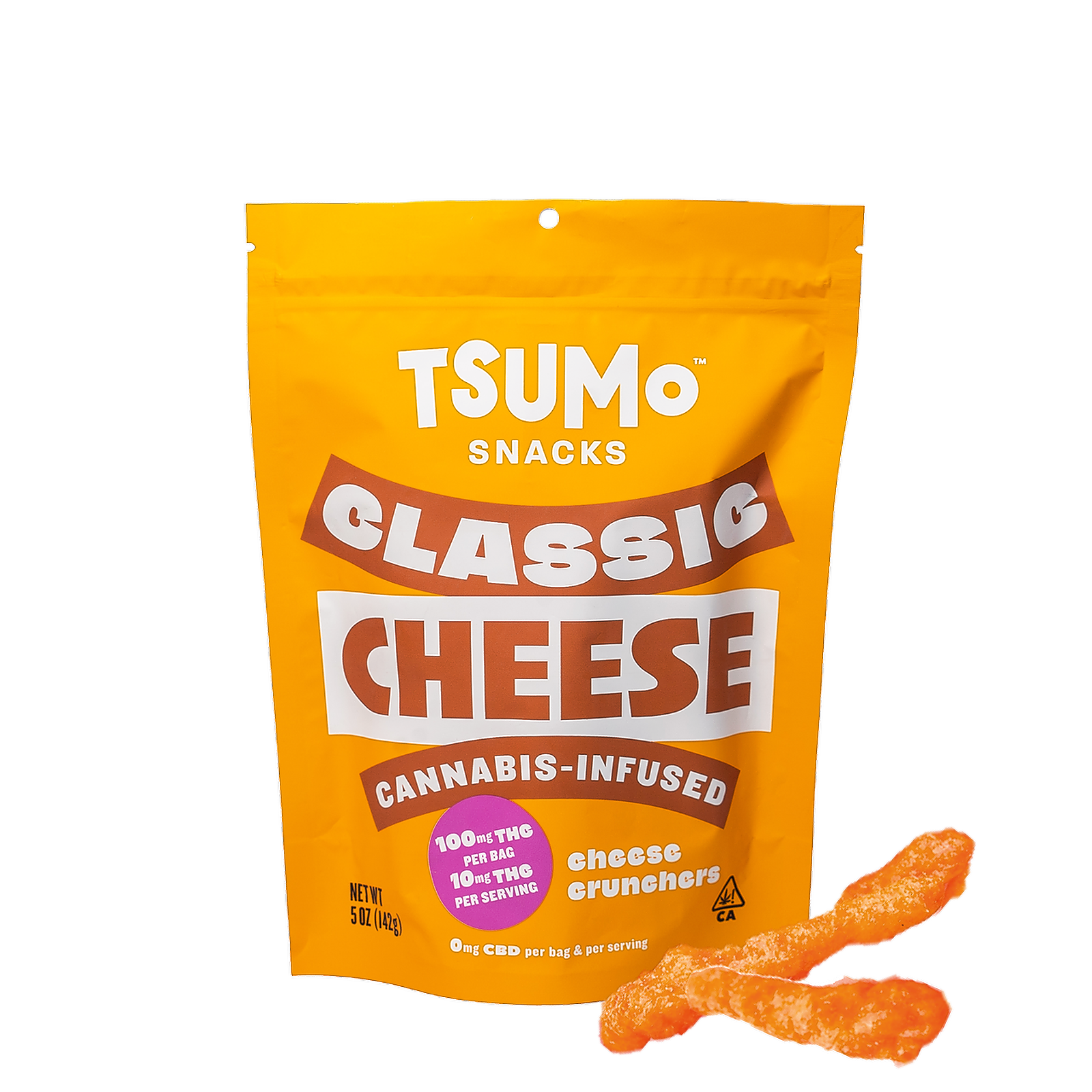 TSUMo Snacks: TSUMo Snacks - Classic Cheese - Crunchers - 100mg ...