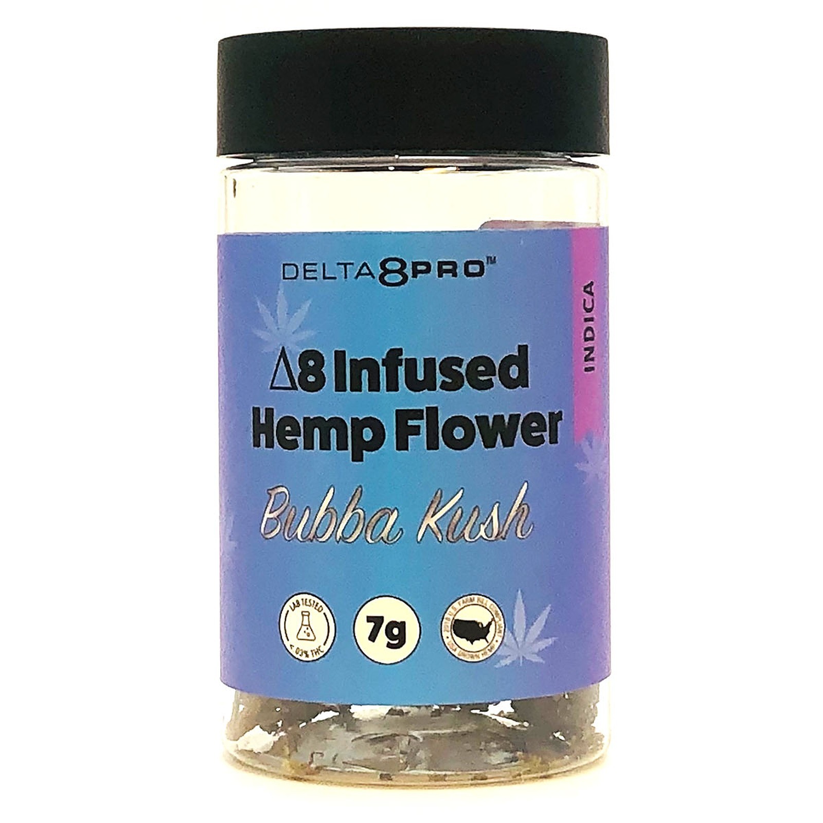 Delta 8 Pro: Delta-8 THC Infused Hemp Flower 7g - Bubba Kush | Leafly Delta 8 Pro: Delta-8 THC Infused Hemp Flower 7g - Bubba Kush | Leafly