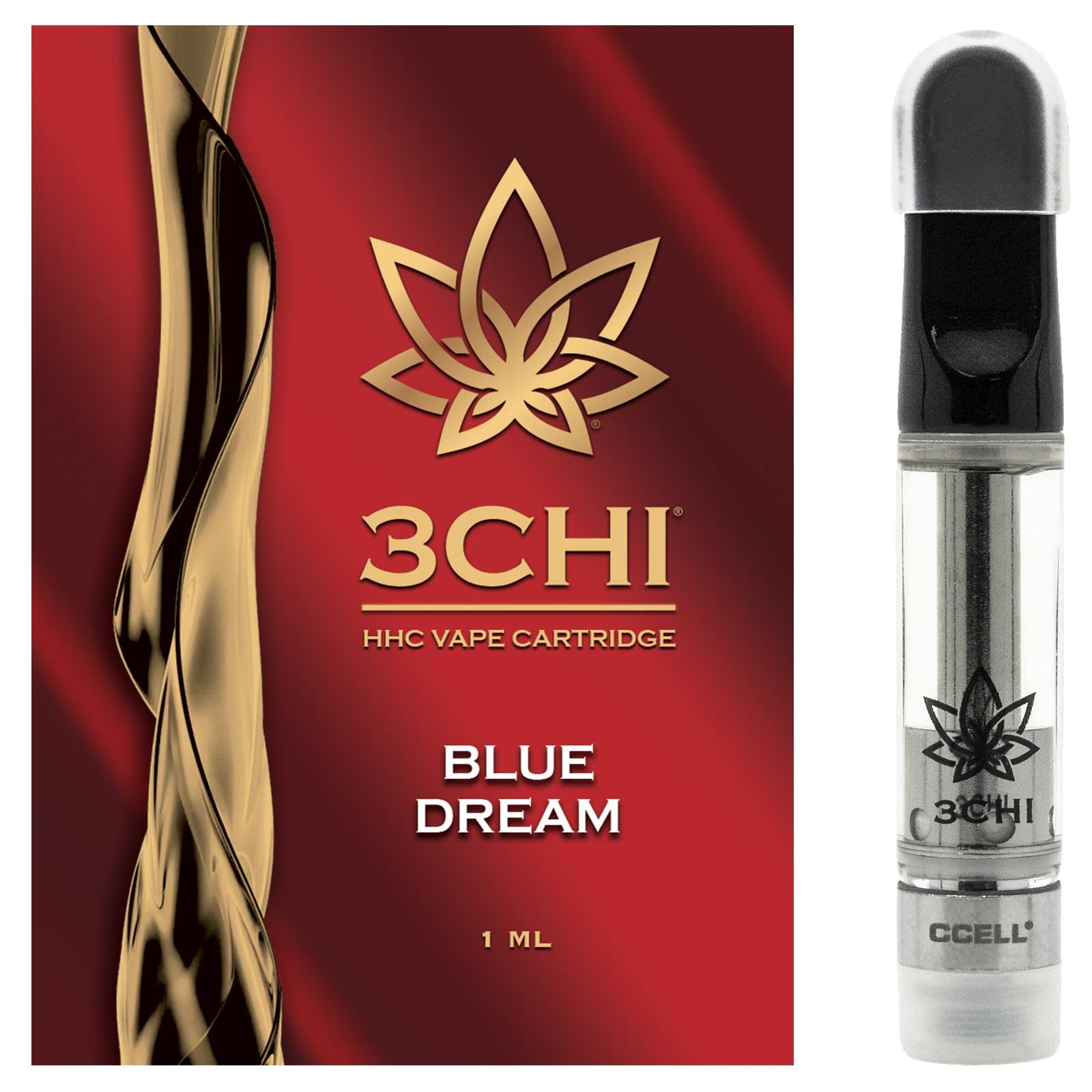 3CHI: HHC Vape Cartridge - Blue Dream - 1ml | Leafly