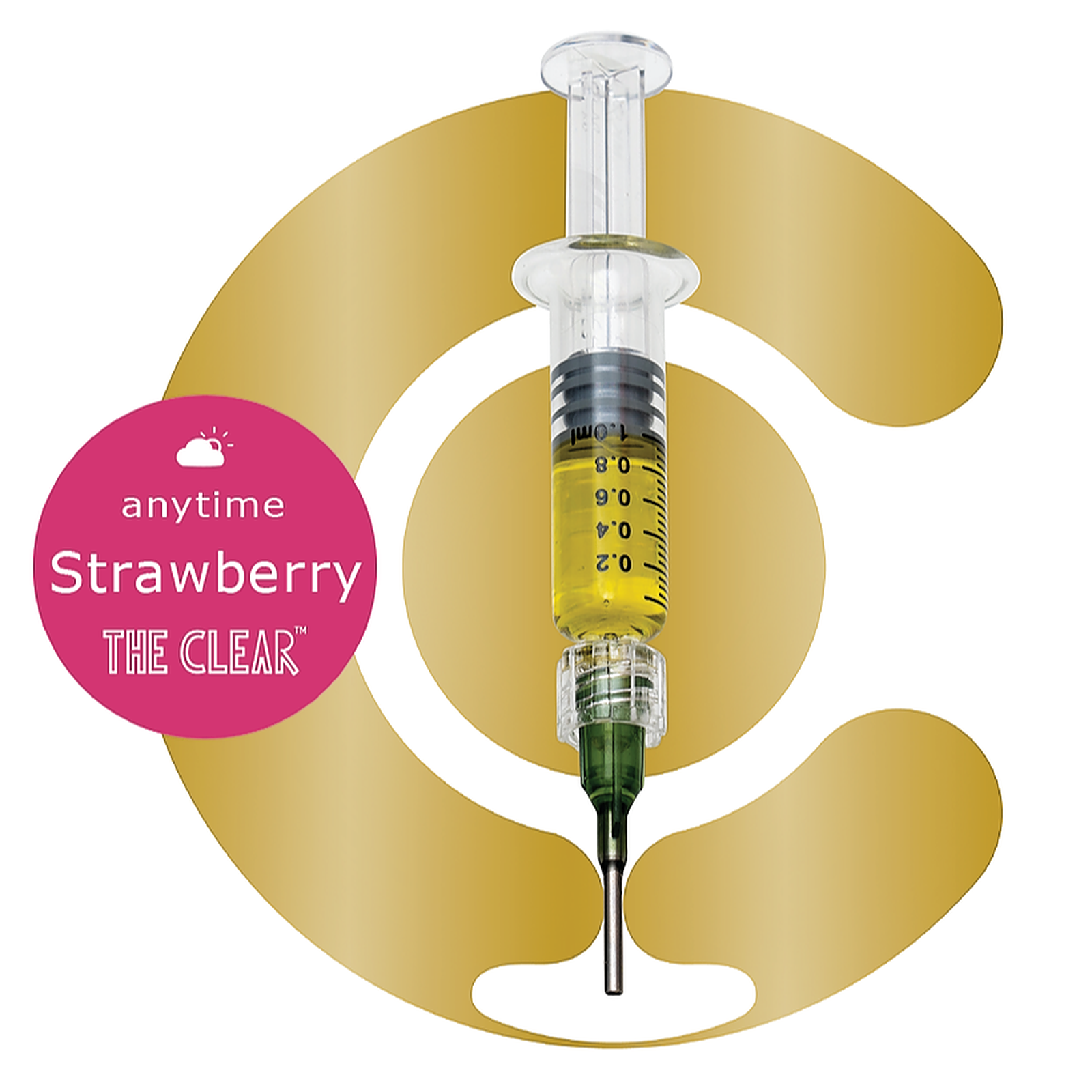 The Clear: The Clear Elite 1000mg Syringe - Strawberry | Leafly