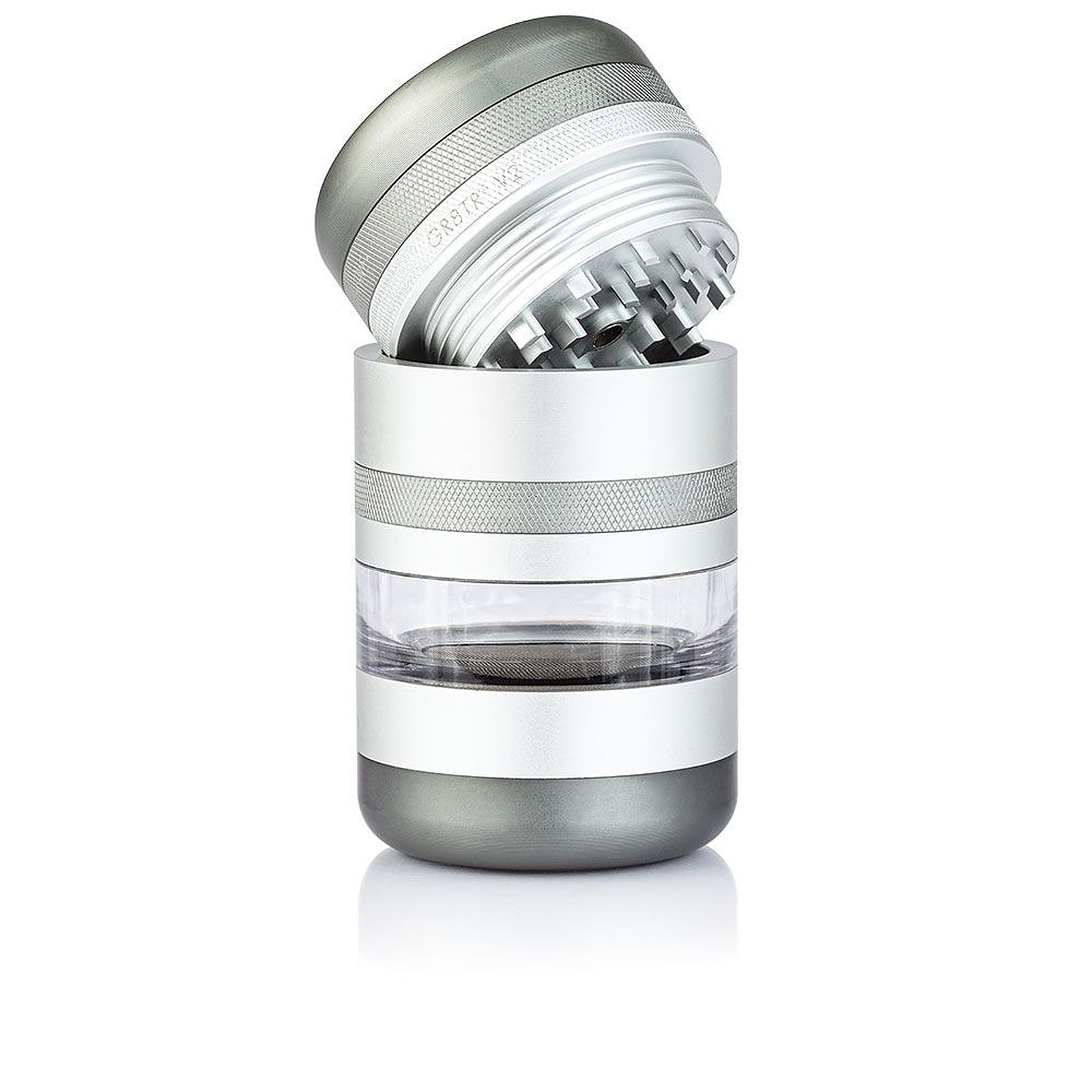 RYOT: GR8TR® V2 Jar Body Grinder - Silver | Leafly