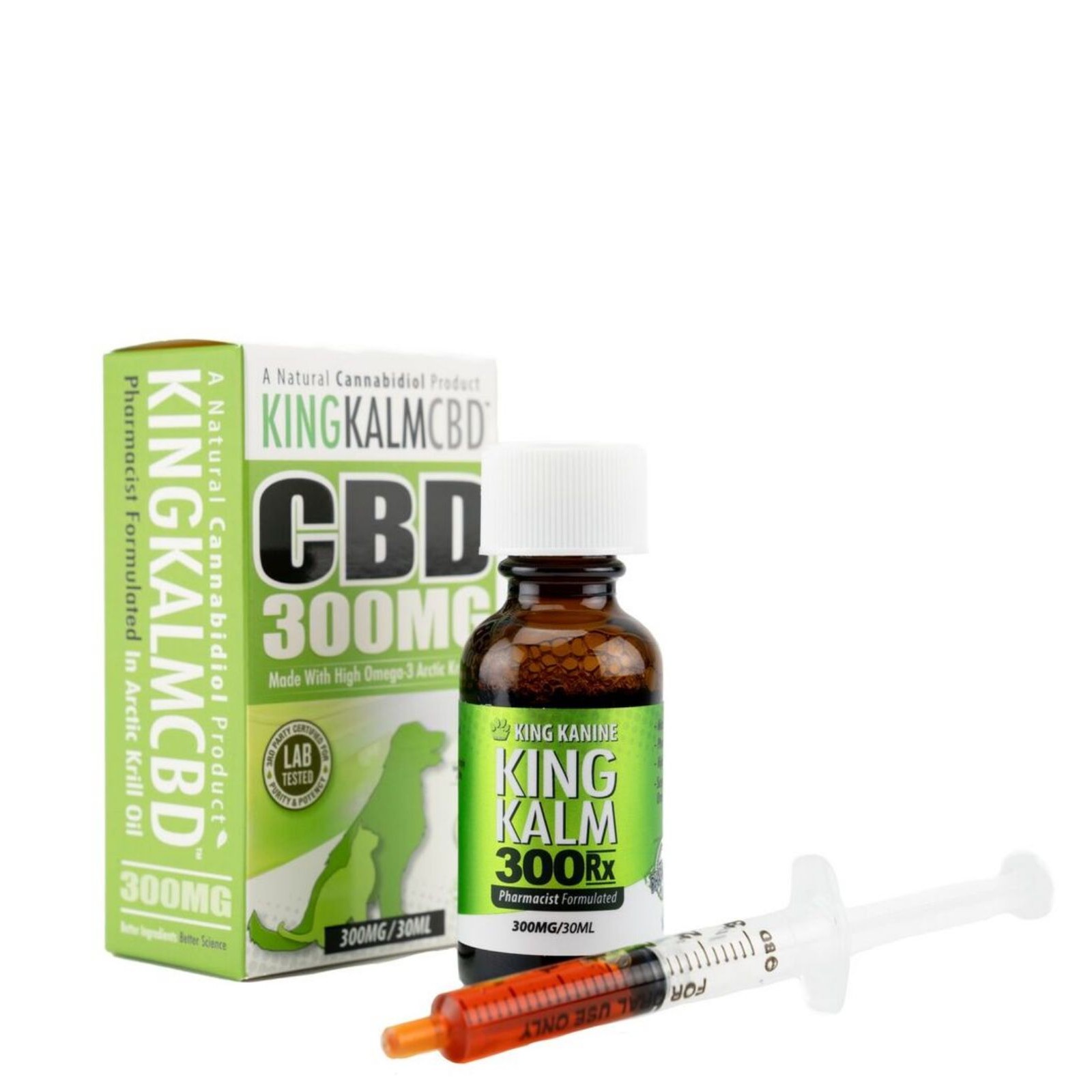 King Kanine: King Kalm CBD (Large Size Pet Formula) 300mg | Leafly