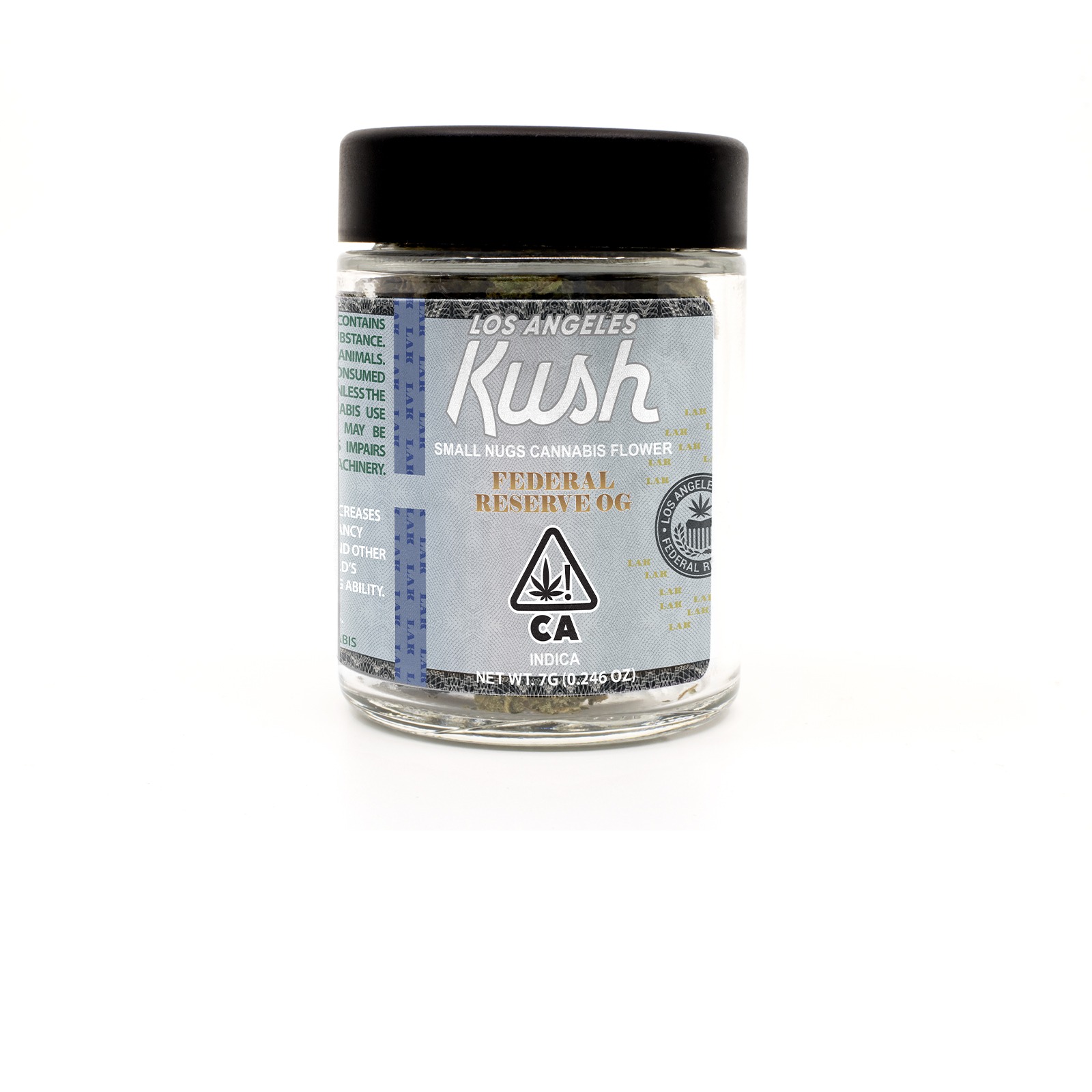LA Kush - Los Angeles Kush: Federal Reserve OG Kush Smalls 7g | Leafly