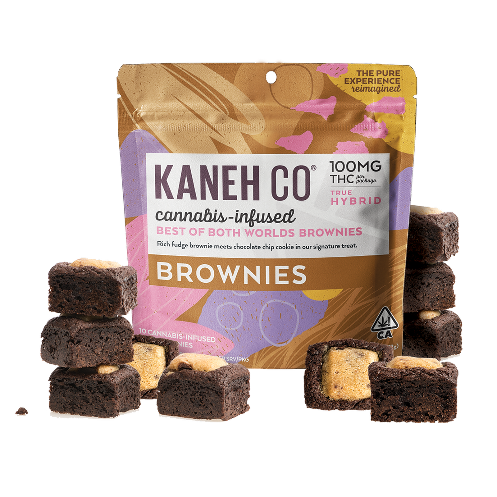 Kaneh Co.: Best of Both Worlds Brownies [10pk] (100mg THC) | Leafly