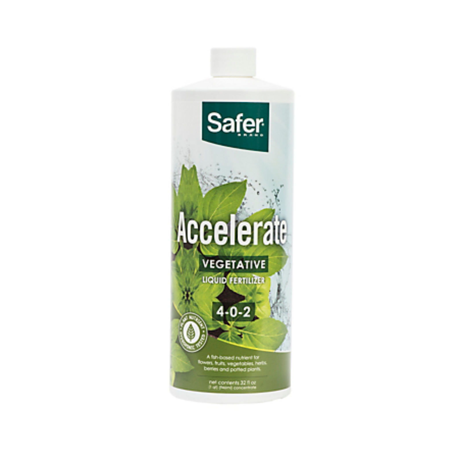Safer Brand: Accelerate (4-0-2) Hydroponic Liquid Nutrient Fertilizer ...