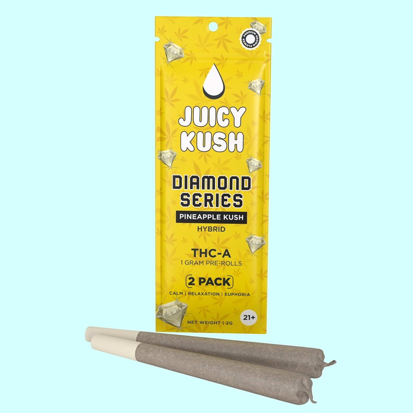 Juicy Kush (20% OFF CODE: LEAF20): 1G THC-A Pre-Rolls (2pack ... Juicy Kush (20% OFF CODE: LEAF20): 1G THC-A Pre-Rolls (2pack ...