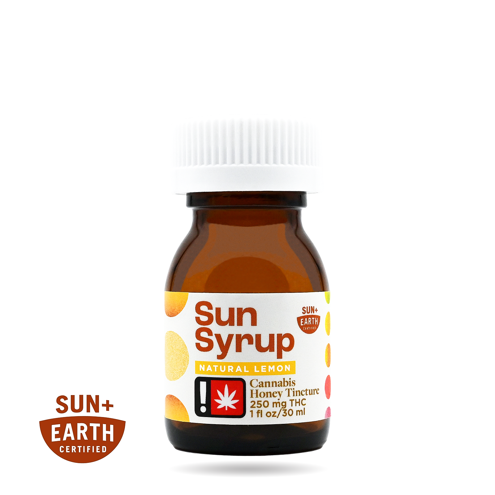 Luminous Botanicals: Sun Syrup - Natural Lemon, 1 oz / 250mg | Leafly