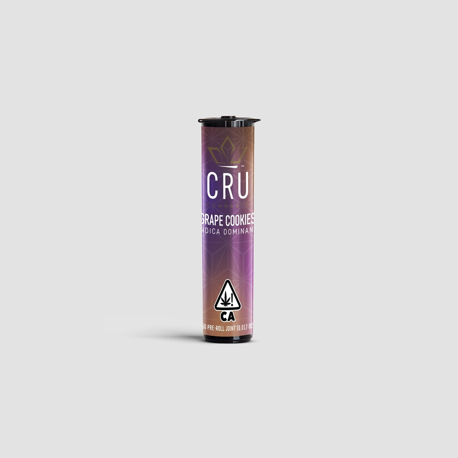 CRU Cannabis: Grape Cookies (0.5G Pre-Roll) | Leafly