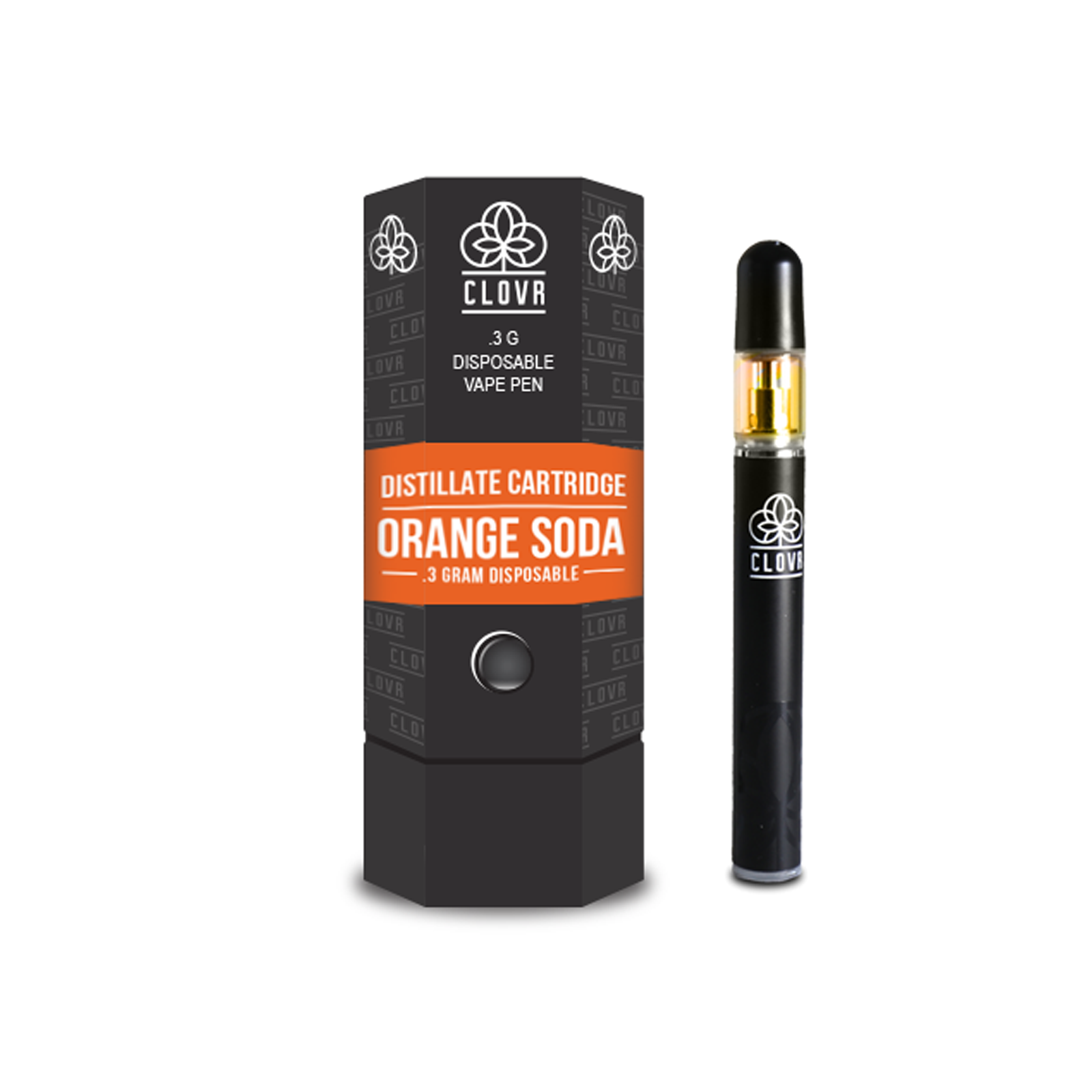 CLOVR: CLOVR - disposable vape pen - 300 mg - distillate - Orange Soda ...