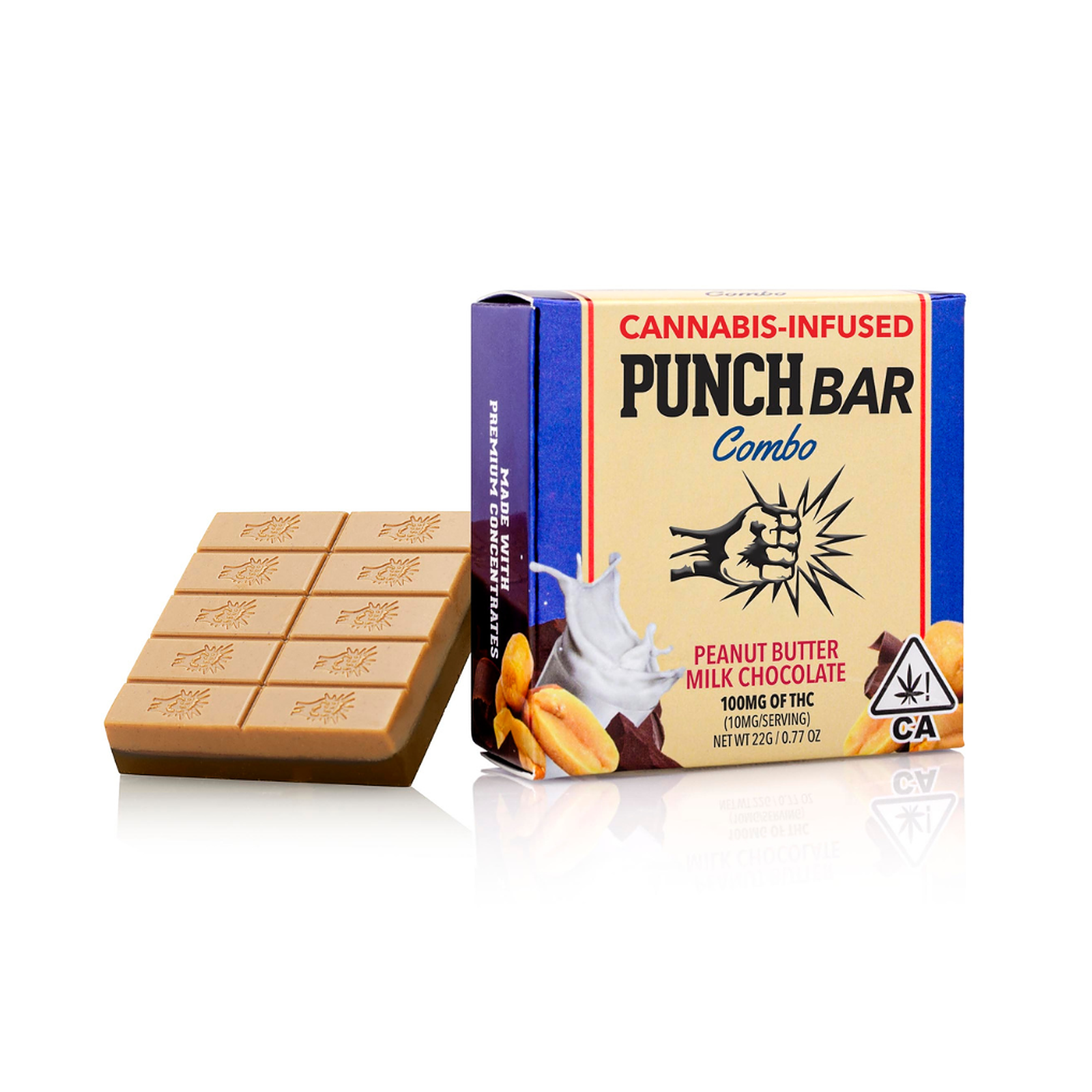 Punch: Peanut Butter Milk Chocolate PunchBar | Leafly