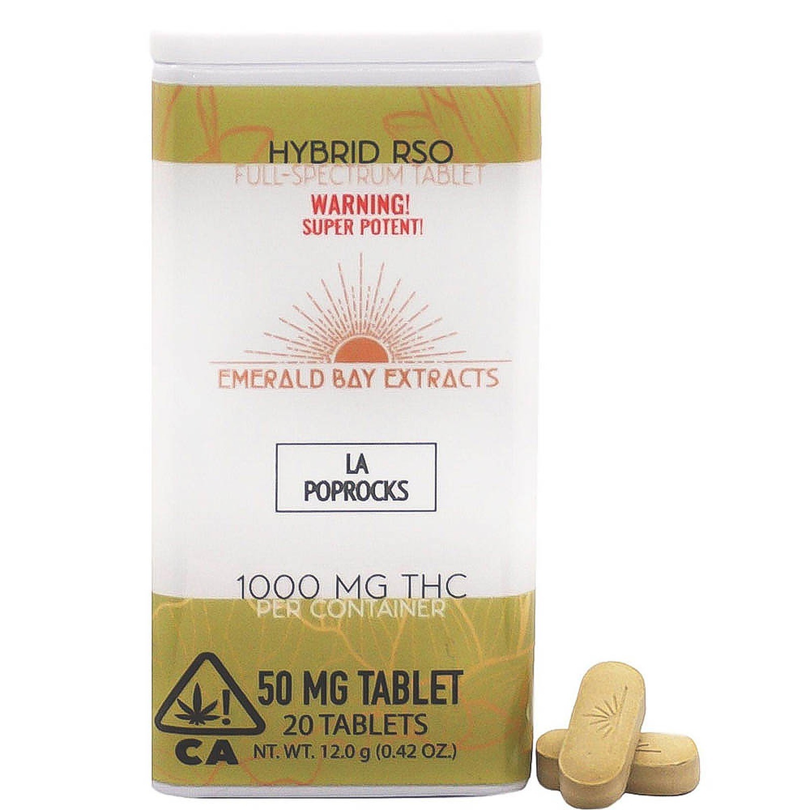 Emerald Bay Extracts: LA Poprocks RSO Tablet [50mg] (1000mg Package ...