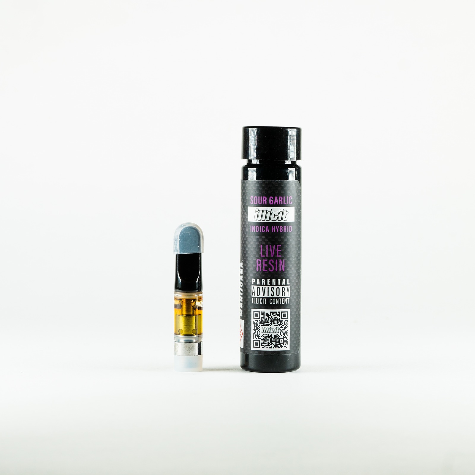 ILLICIT: Sour Garlic Live Resin Cartridge | Leafly