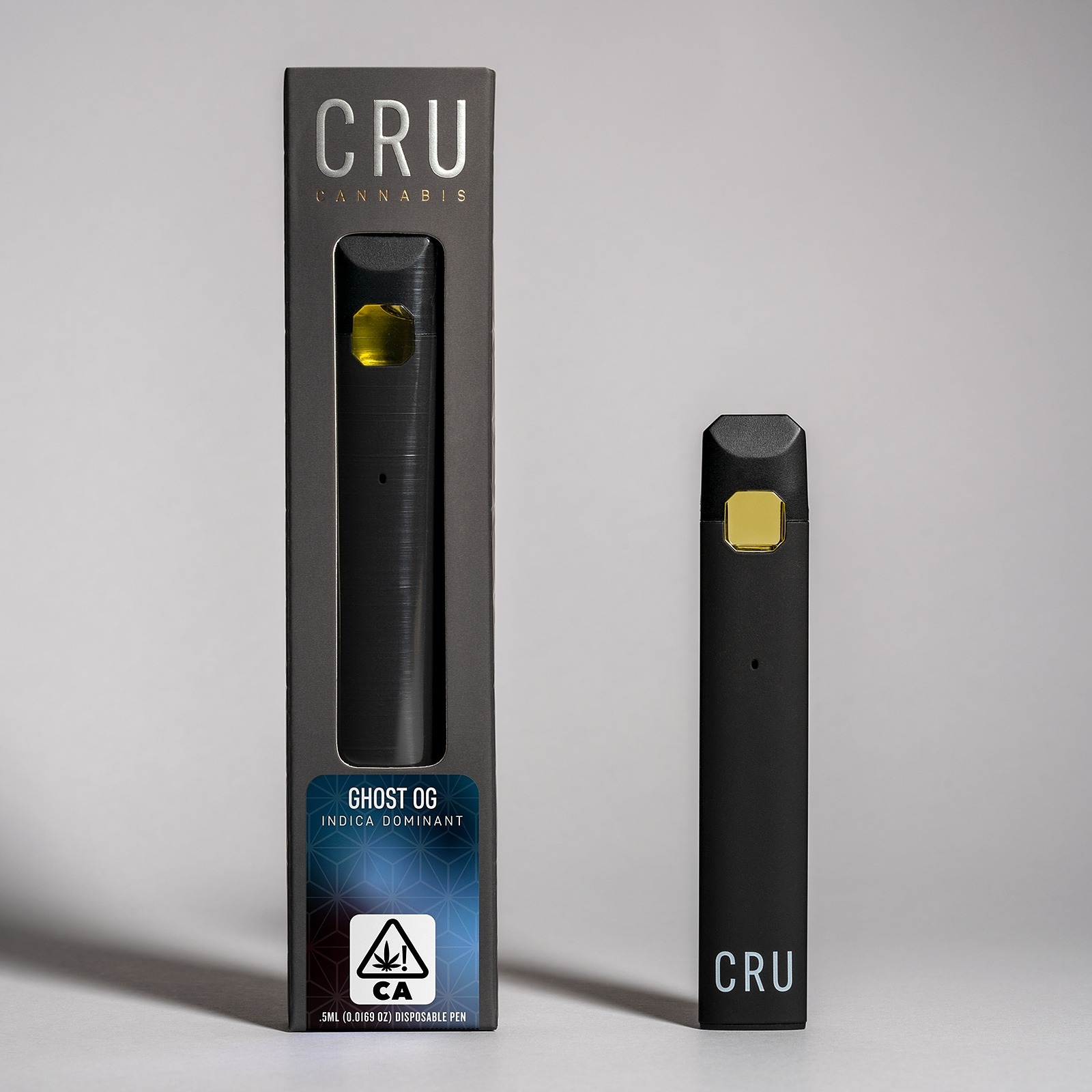 CRU Cannabis: Ghost OG (0.5ml Disposable Pen) | Leafly