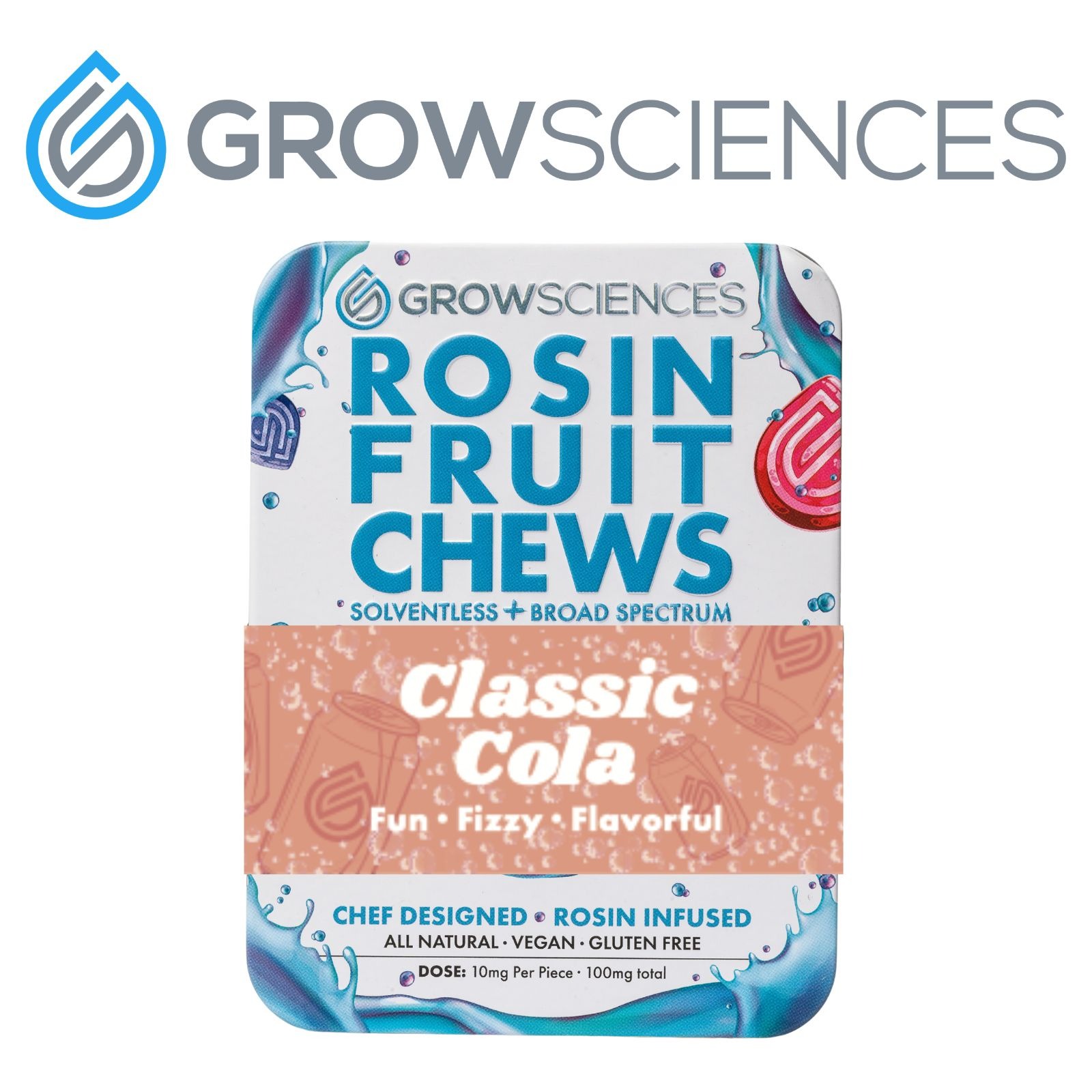 Grow Sciences: Classic Cola Rosin Fruit Chews [10pk] (100mg) | Leafly