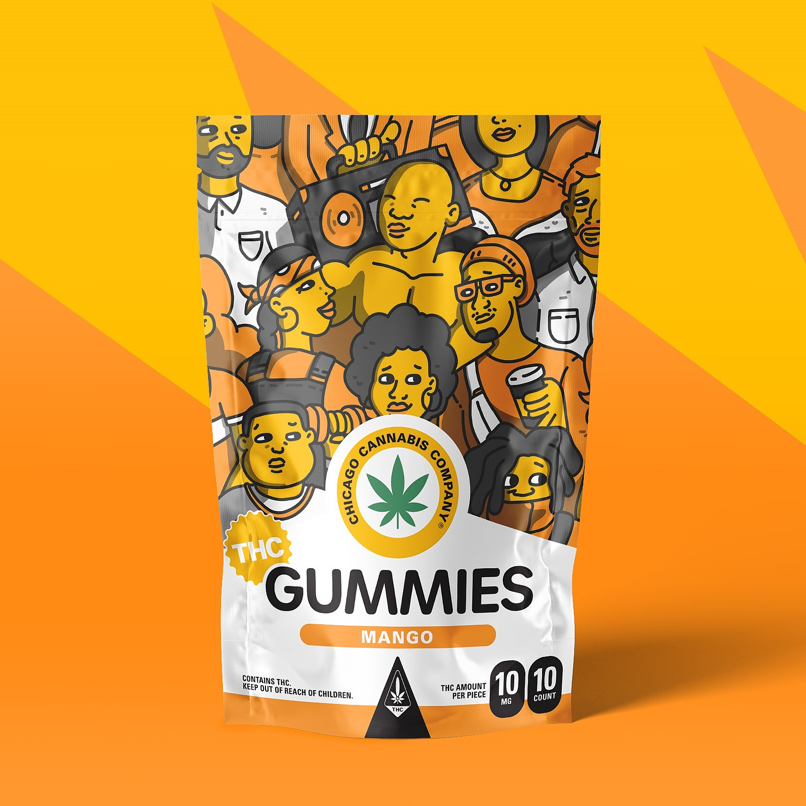 Chicago Cannabis Company: Chicago Cannabis Company 10mg THC Mango ...