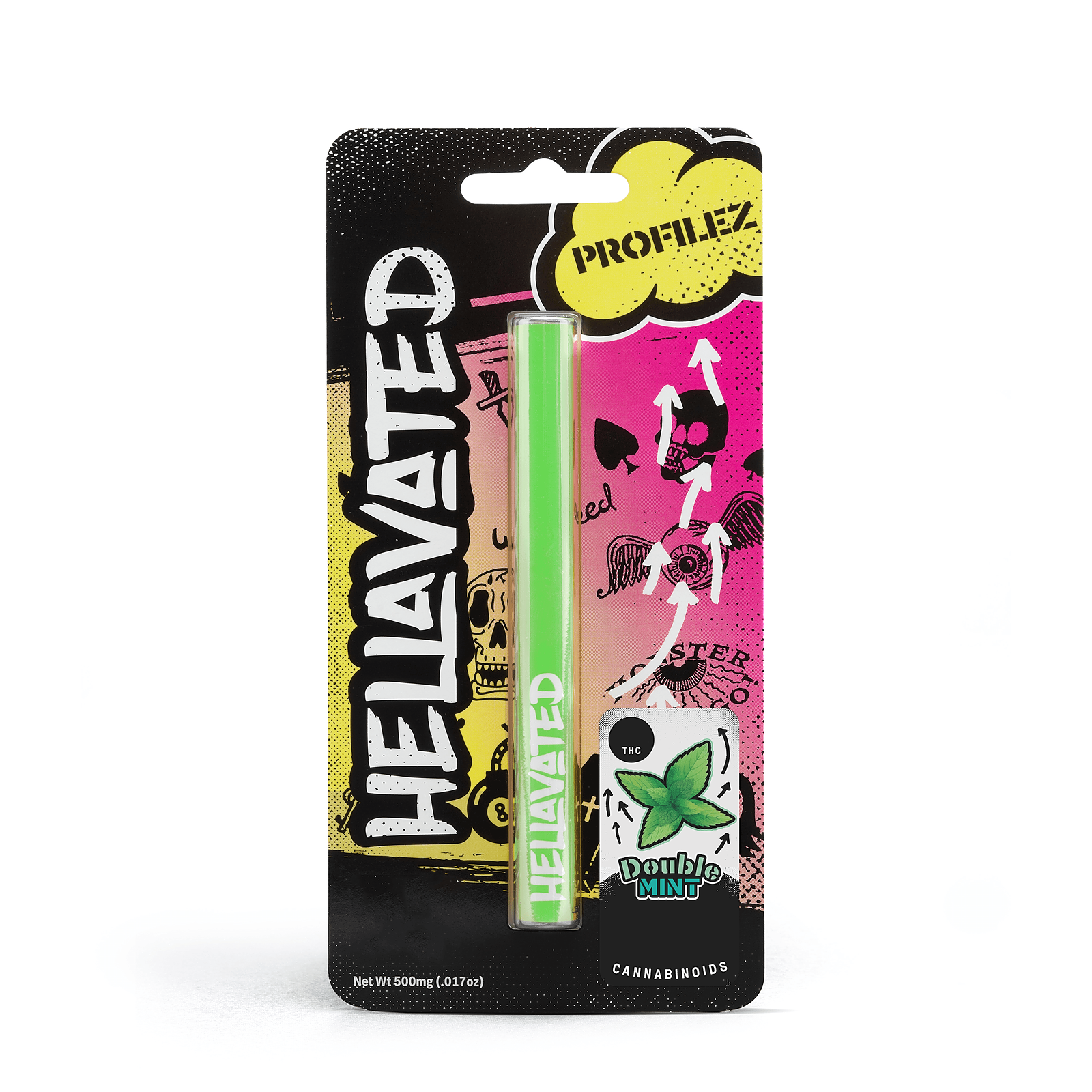 Hellavated: Double Mint Profilez All In One 500mg | Leafly