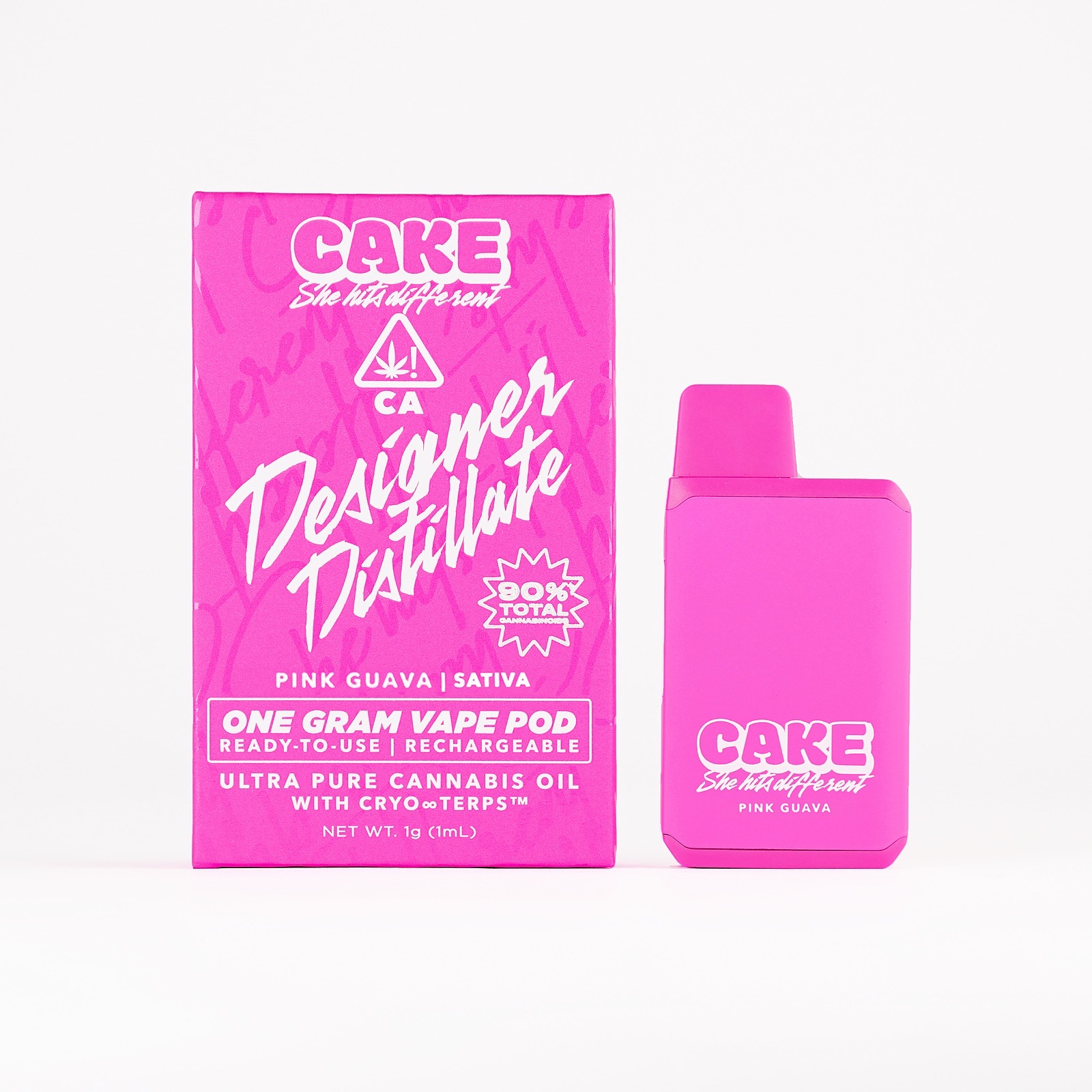 CAKE she hits different: Pink Guava - 1g - Sativa - Designer Distillate ...
