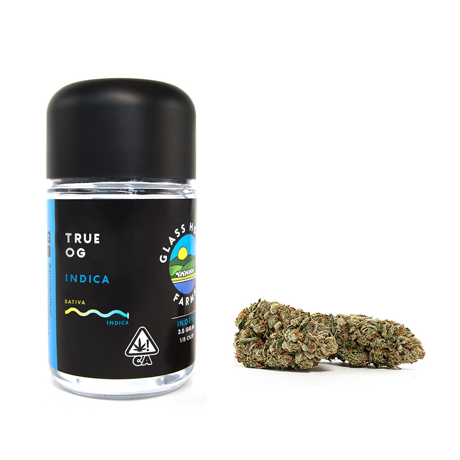 Glass House Farms: True OG [3.5g Jar] | Leafly