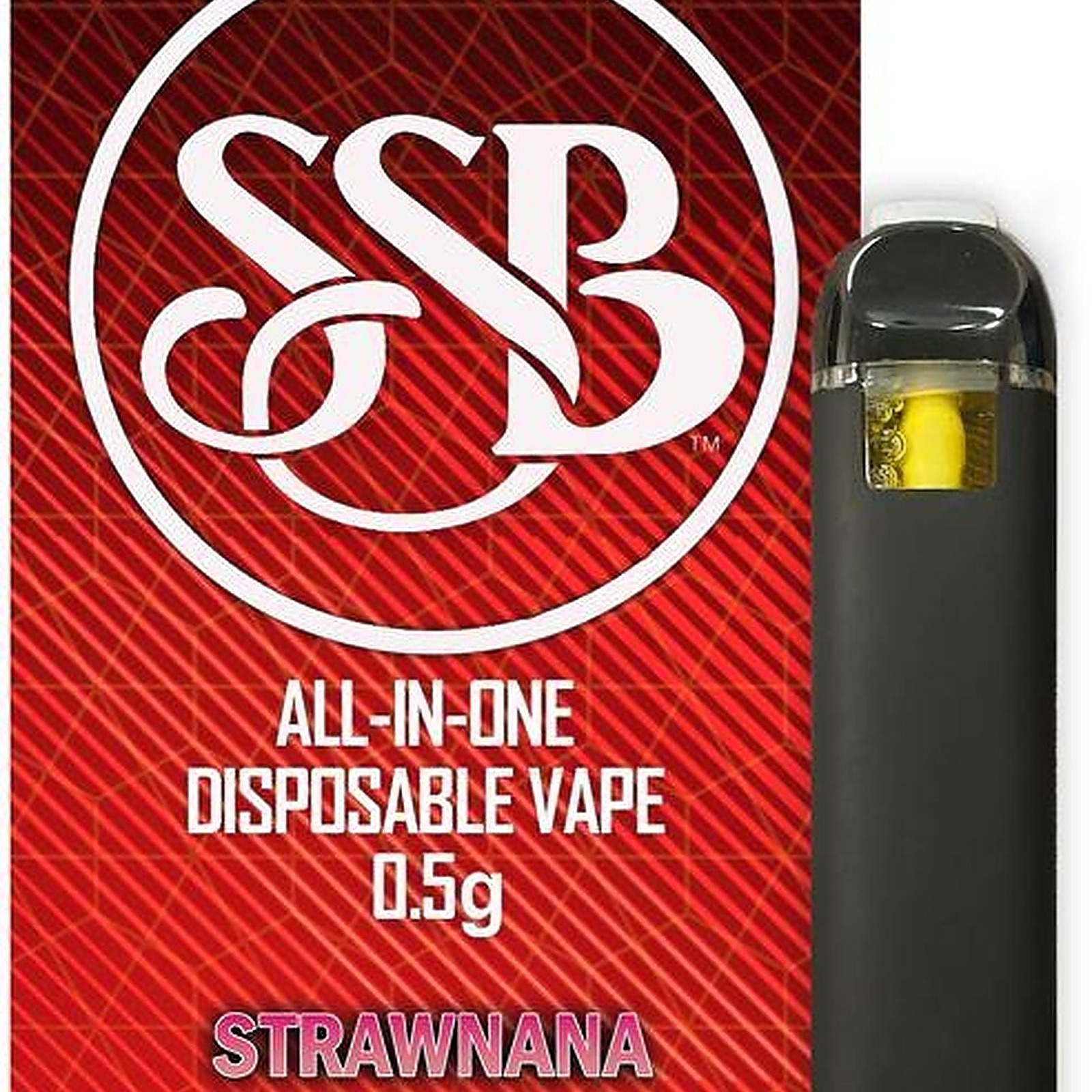 Southern Sky Brands: Strawnana Disposable THC Vape 0.5g (58% THC, 26.8% ...