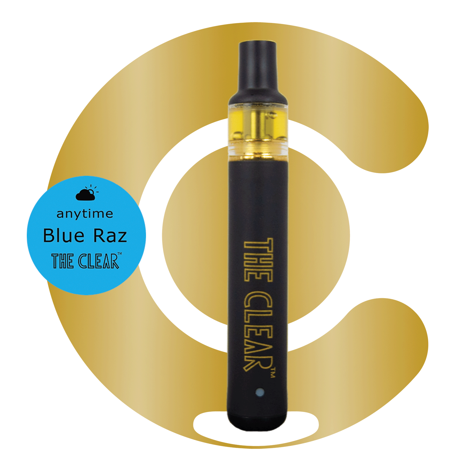 The Clear: The Clear Elite 500mg Disposable Blue Raz | Leafly