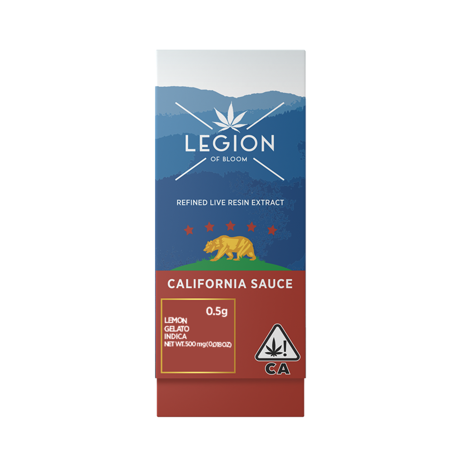 Legion of Bloom: California Sauce 510 cart - Lemon Gelato | Leafly