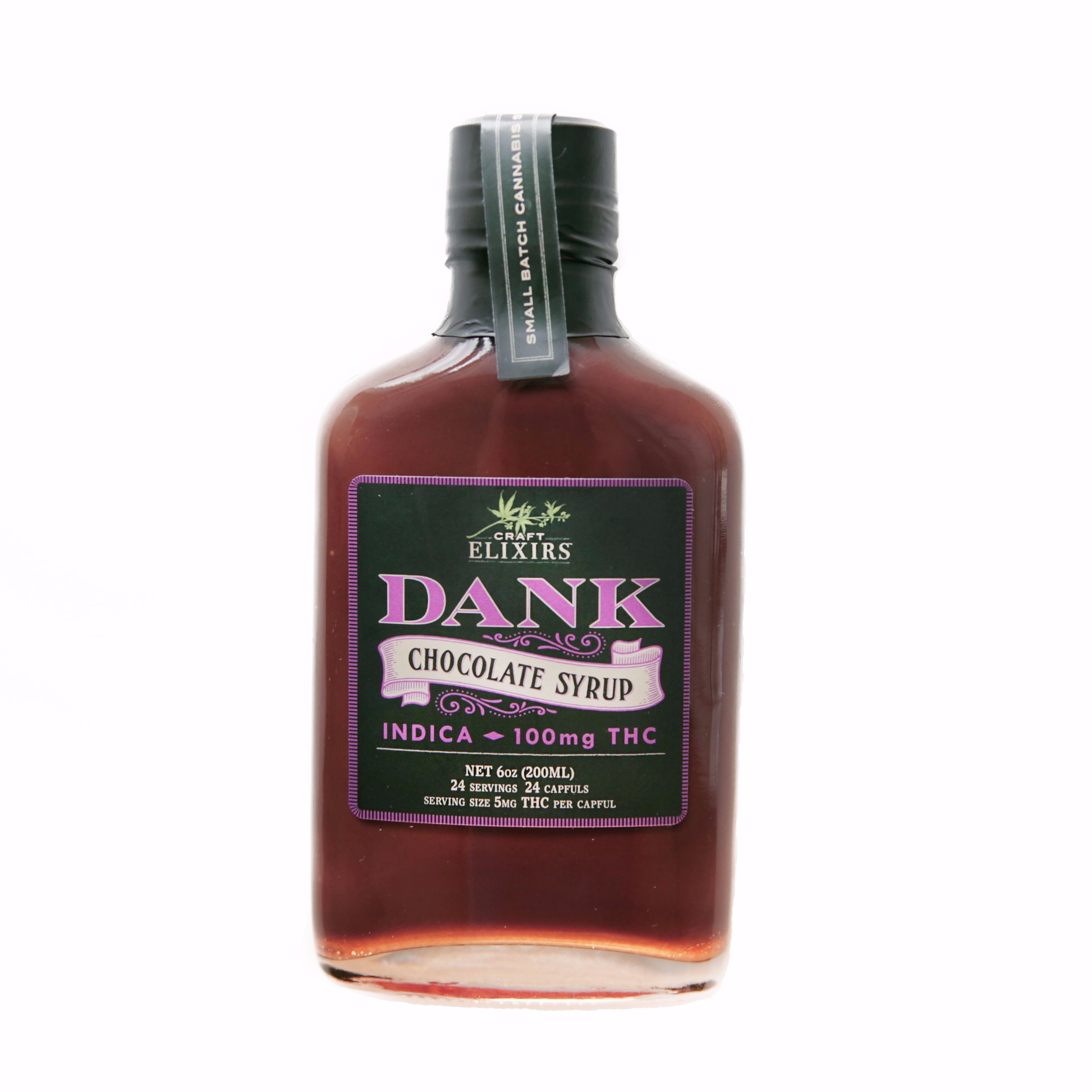 Craft Elixirs: Indica Dank Chocolate Syrup - 100mg (200mL) | Leafly