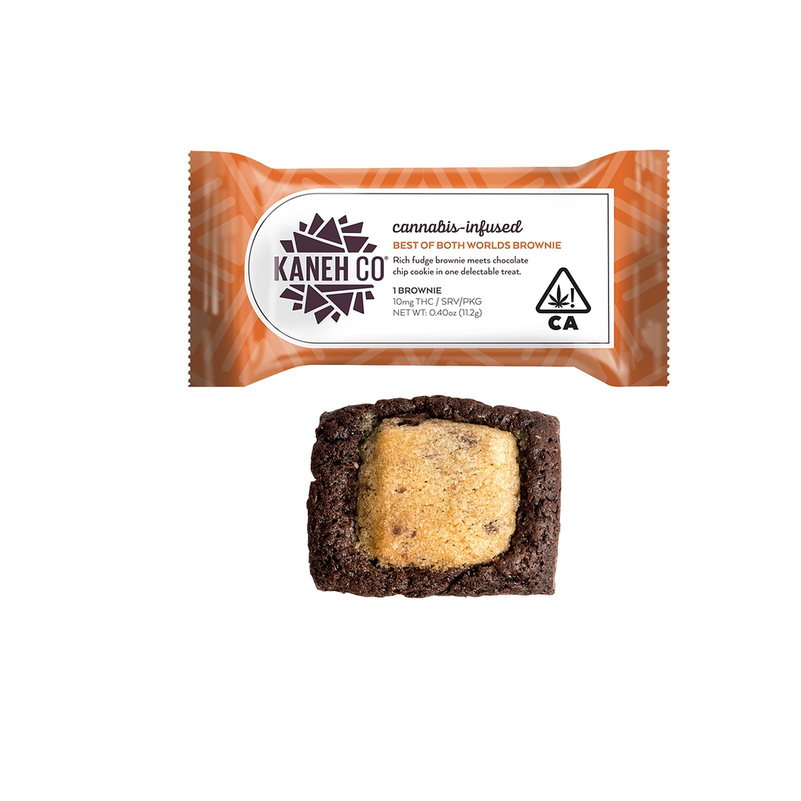 Kaneh Co.: SOLOS Best of Both Worlds Brownies [1pc] (10mg THC) | Leafly
