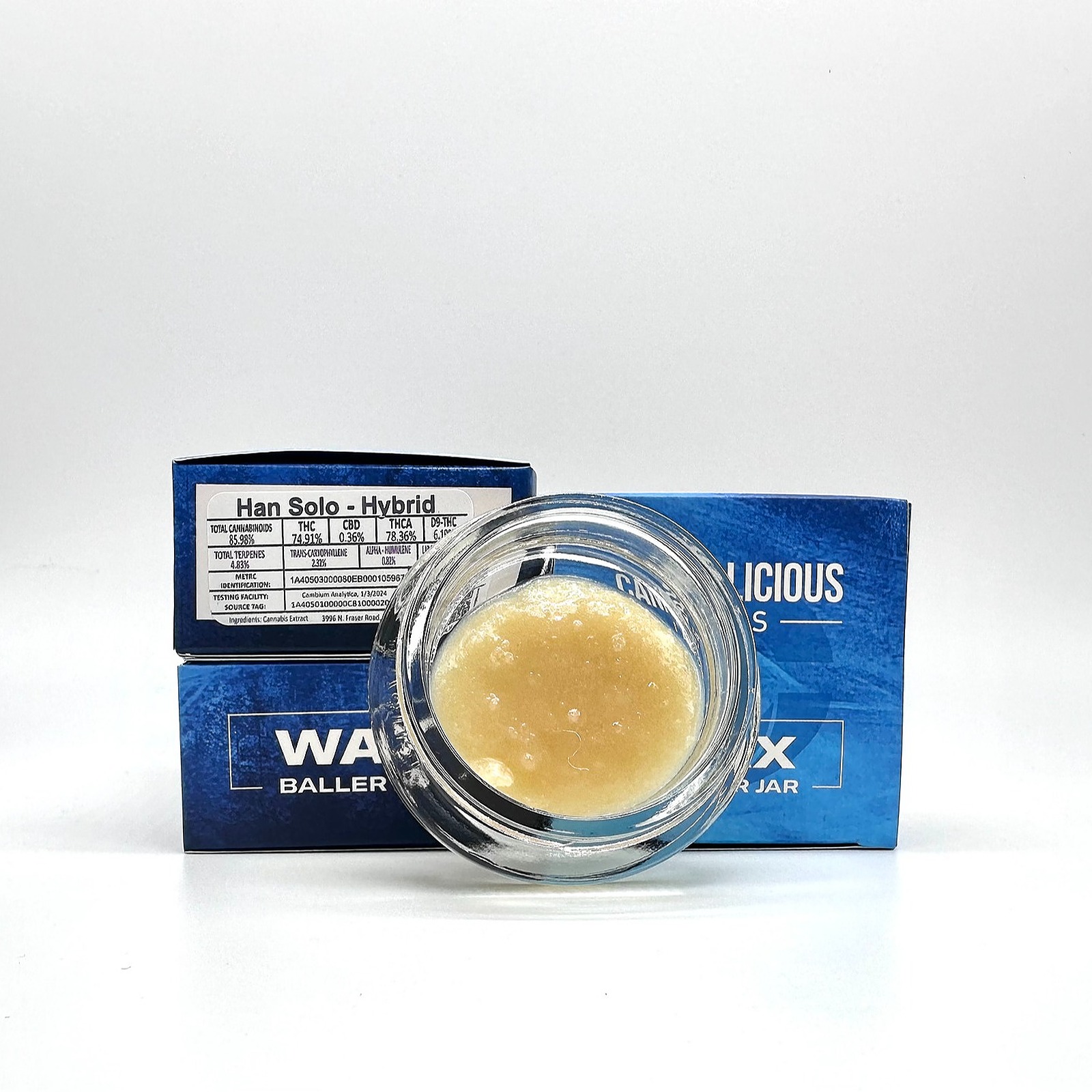 Cannalicious Labs: Han Solo Wax Baller Jar - Hybrid | Leafly