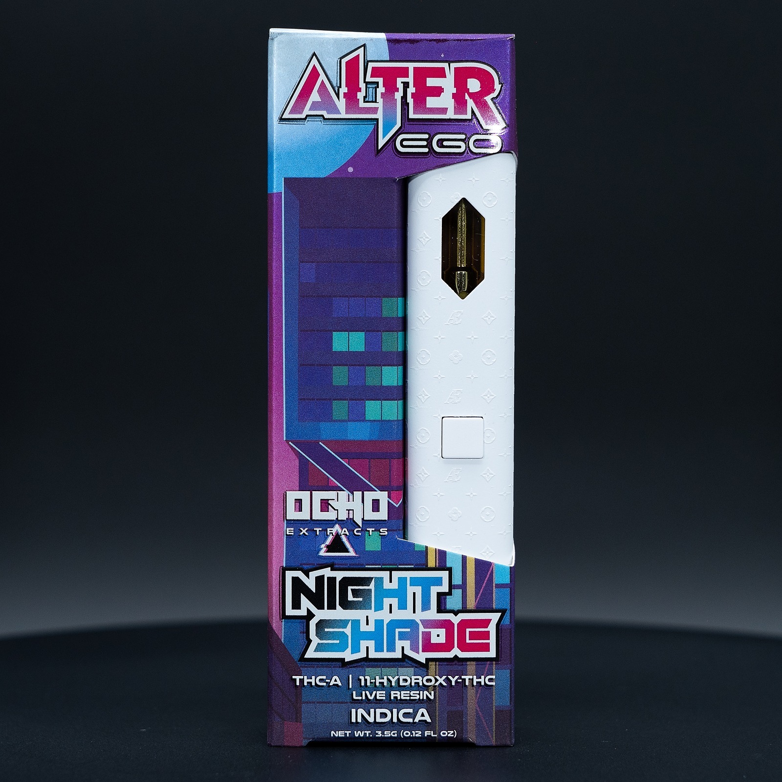 Ocho Extracts: Alter Ego 3.5 Gram Disposable - Night Shade - Indica ...