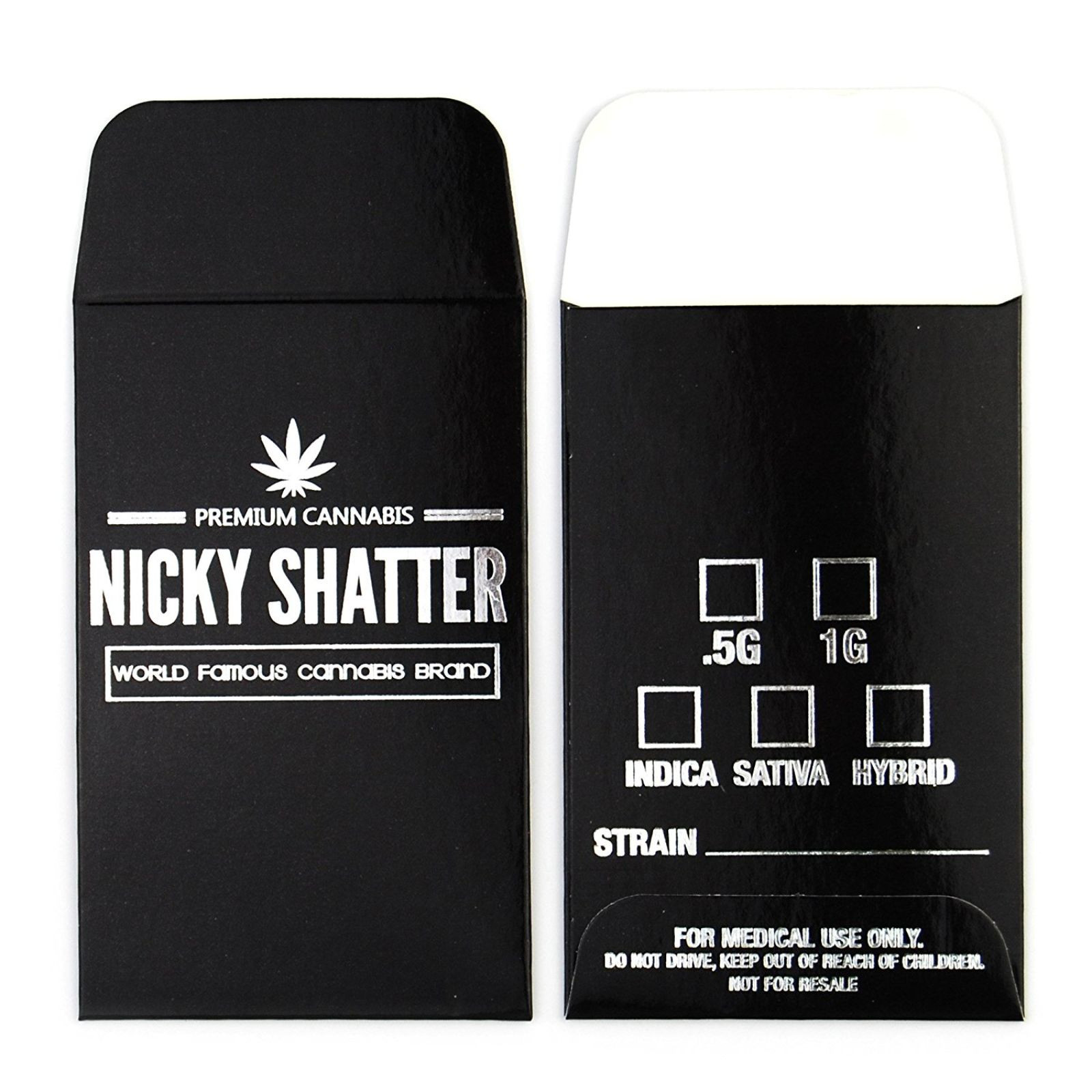 Shatter Labels: 25 Nicky Shatter Collective Supply Shatter Labels ...