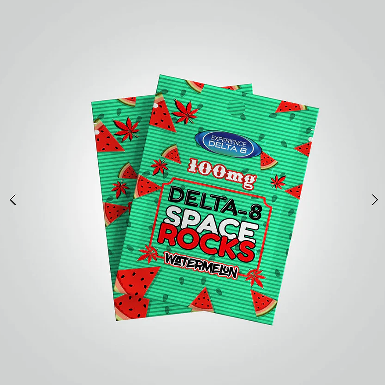 Experience CBD: Delta-8 THC 100mg Space Rocks Watermelon | Leafly