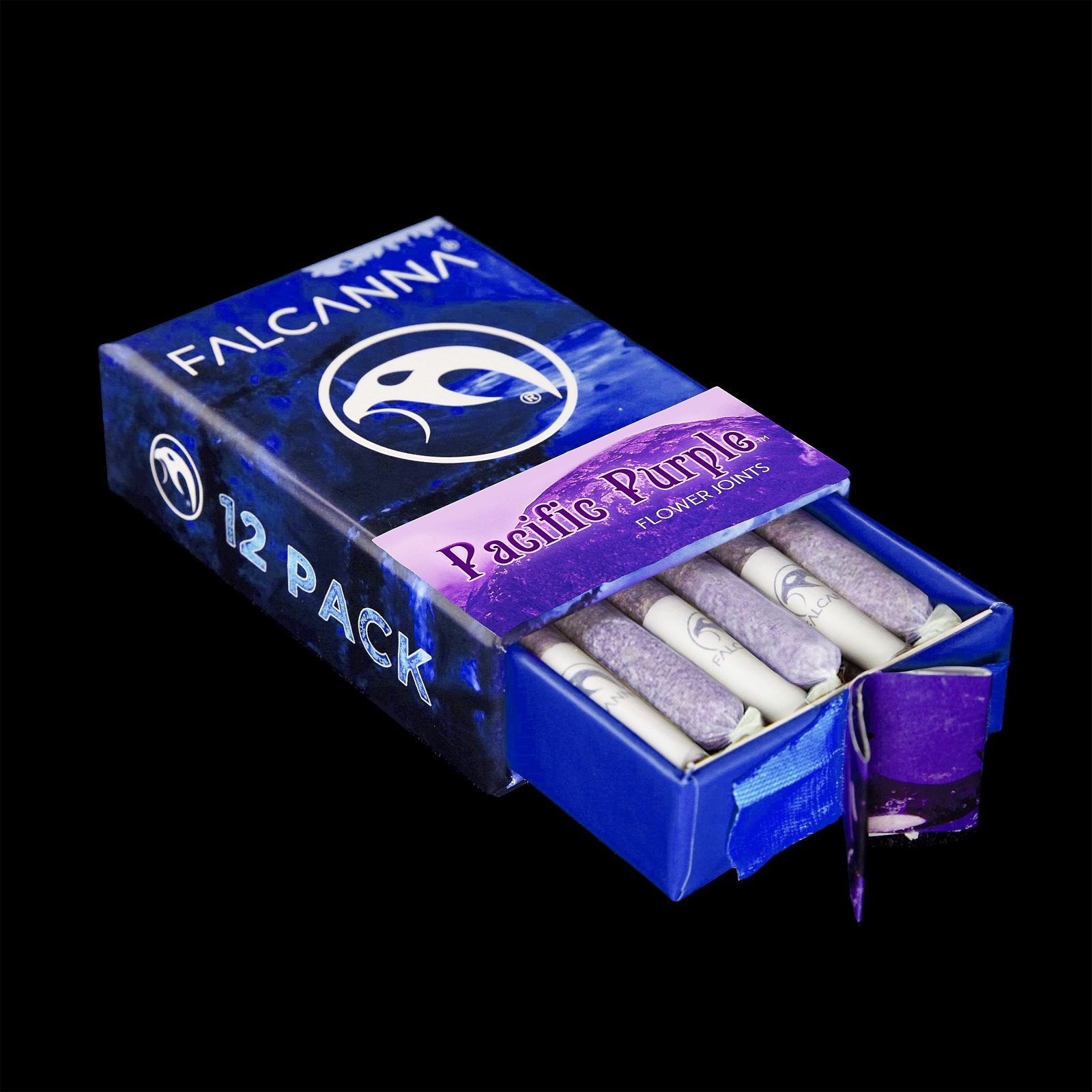 Falcanna: Pacific Purple Pre-Rolls 7.2g 12-Pack | Leafly