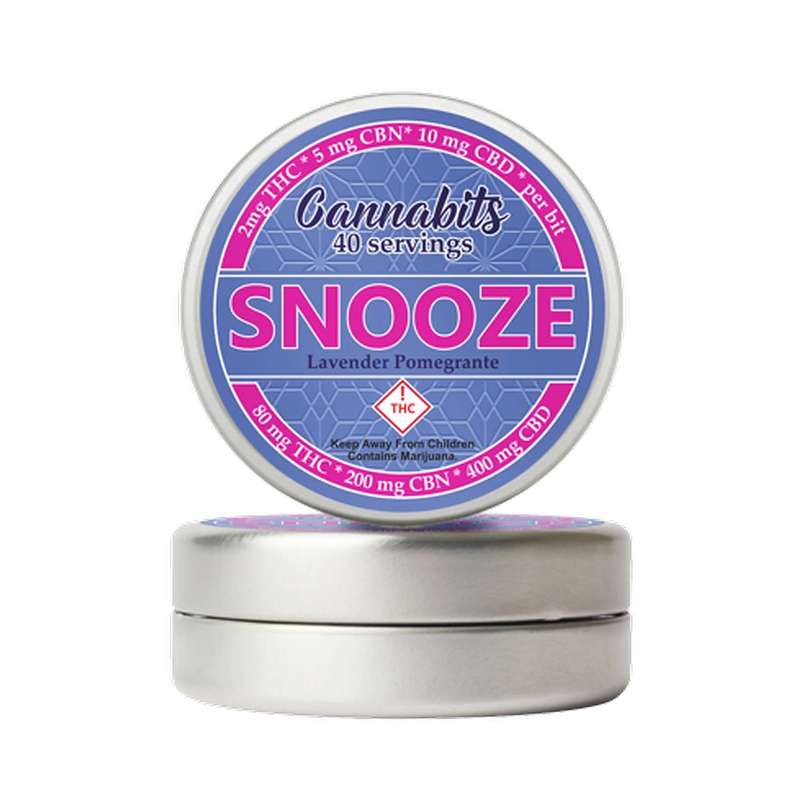 Betty: Snooze CBN Cannabits 400mg CBD, 200mg CBN, 80mg THC | Leafly