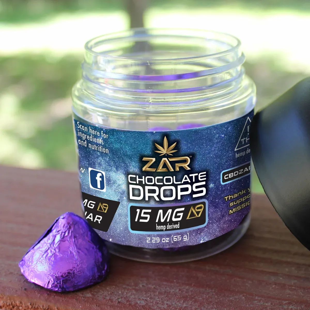 ZAR- Veterans Receive 22% Off!- 10% OFF With Code: LEAFLY: ZAR D9 15mg Drops Chocolate | Leafly