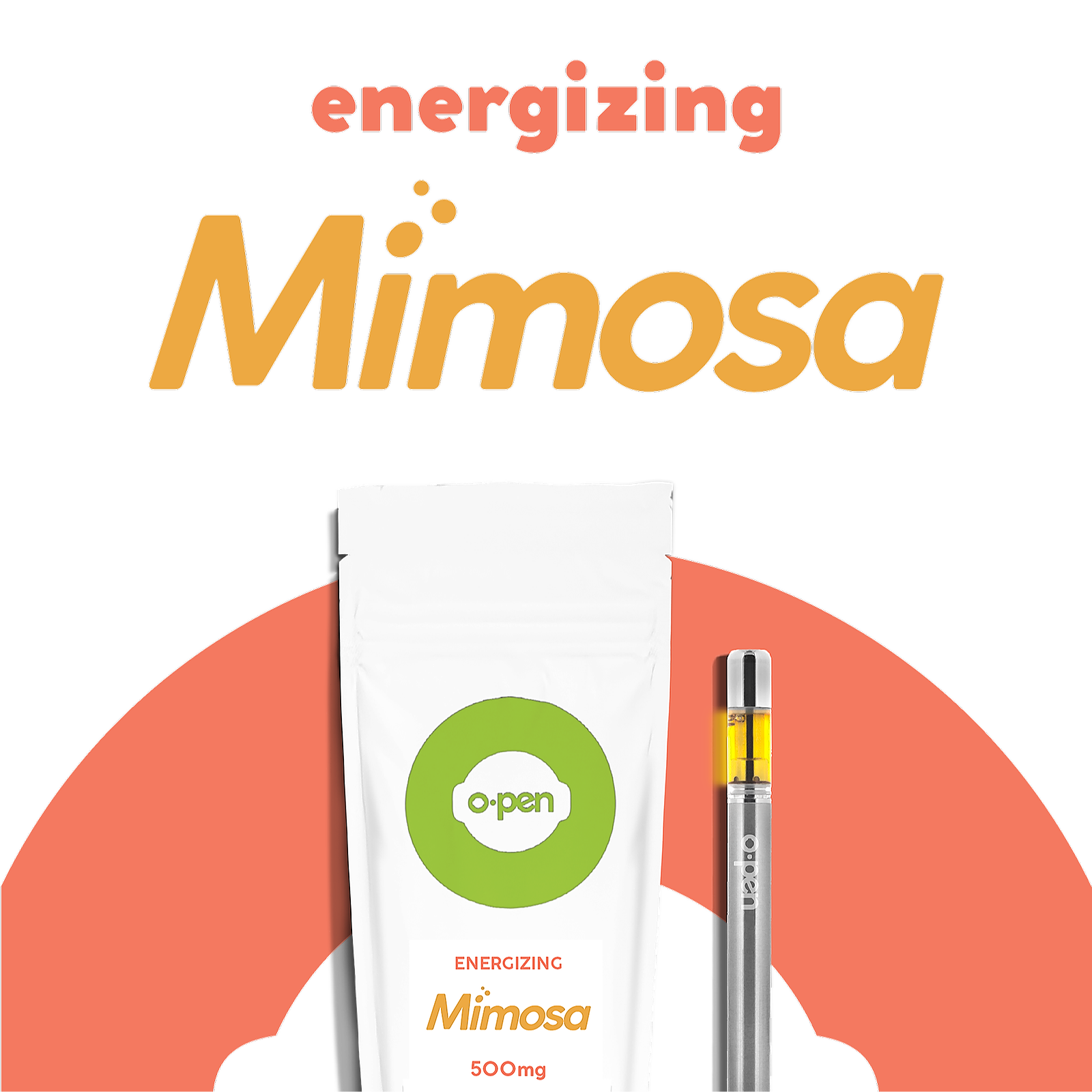 O.pen: O.pen Micro - Mimosa (Energizing) - 500mg All-In-One Vape Pen | Leafly