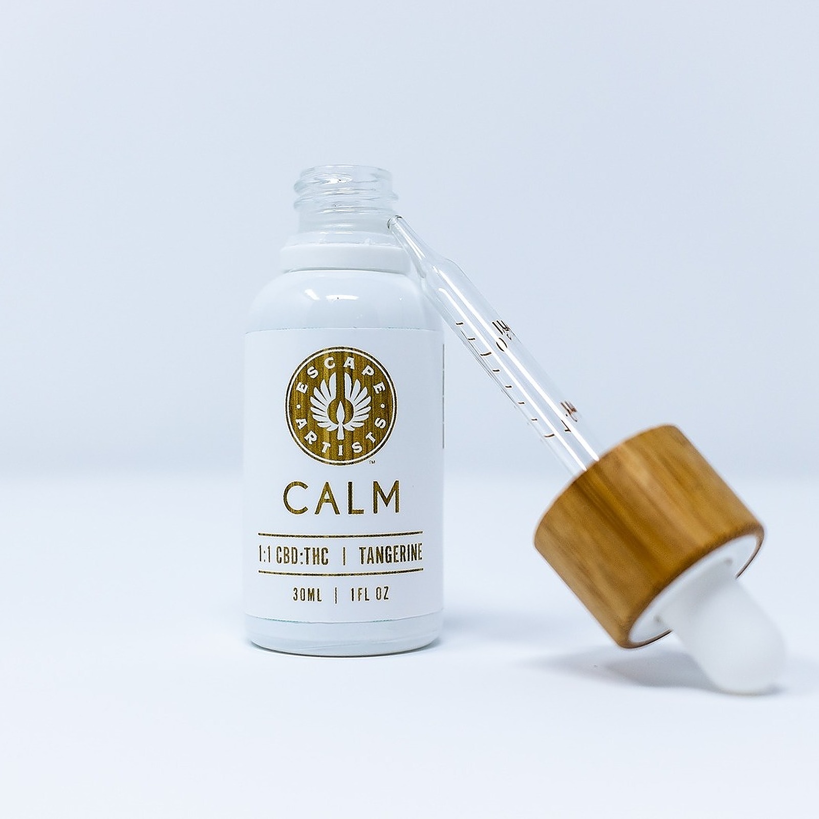 Escape Artists: 1:1 Tangerine Calm Tincture (100mg CBD : 100mg THC ...