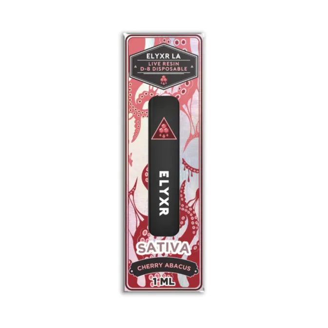 Elyxr: Live Resin Delta 8 Disposable 1 Gram (1000mg) | Sativa ~ Cherry ...