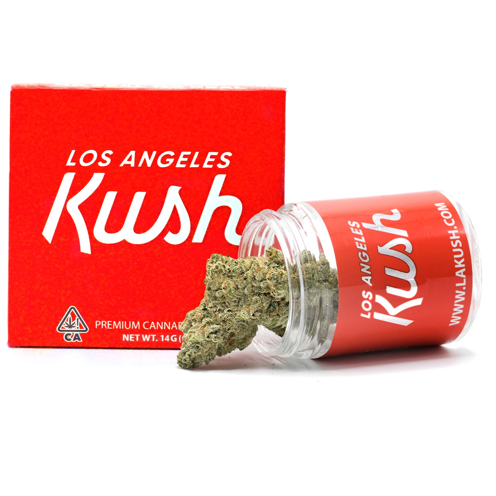 LA Kush - Los Angeles Kush: Red Box OG Kush 14g | Leafly