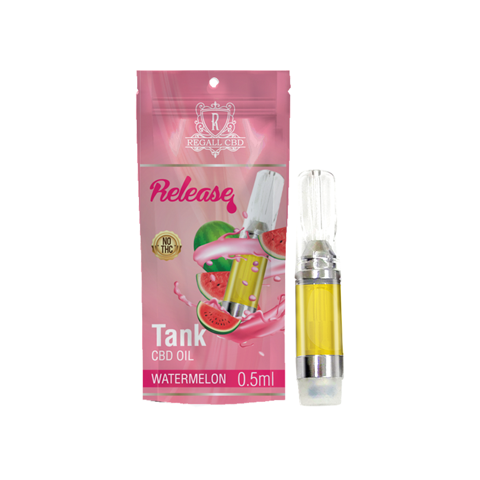 RA Royal: Regall CBD Vape Tank: Watermelon (70 MG) | Leafly