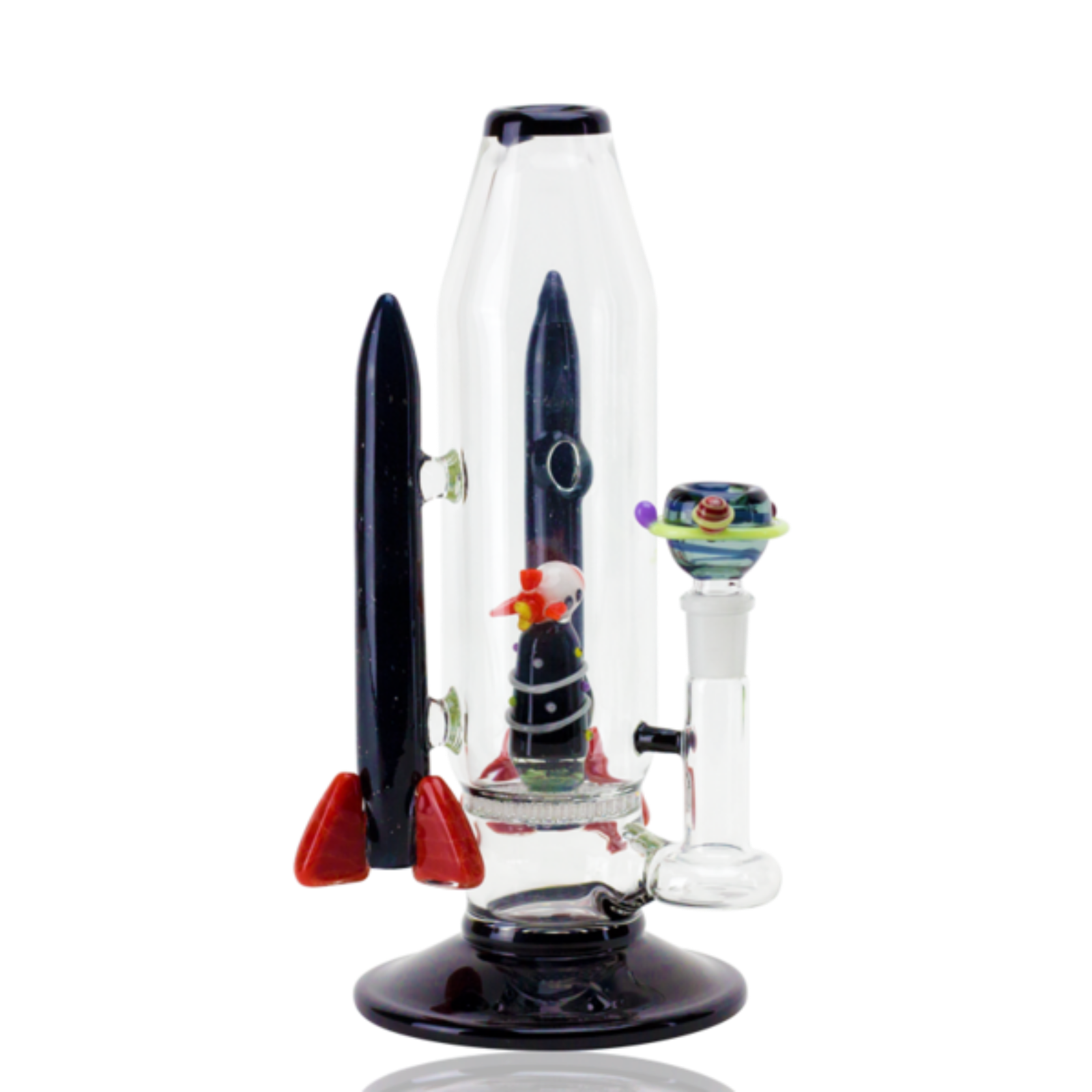 Stash Lab Technologies: 9.5" Rocket Ship Themed Dual Use Water Pipe ...