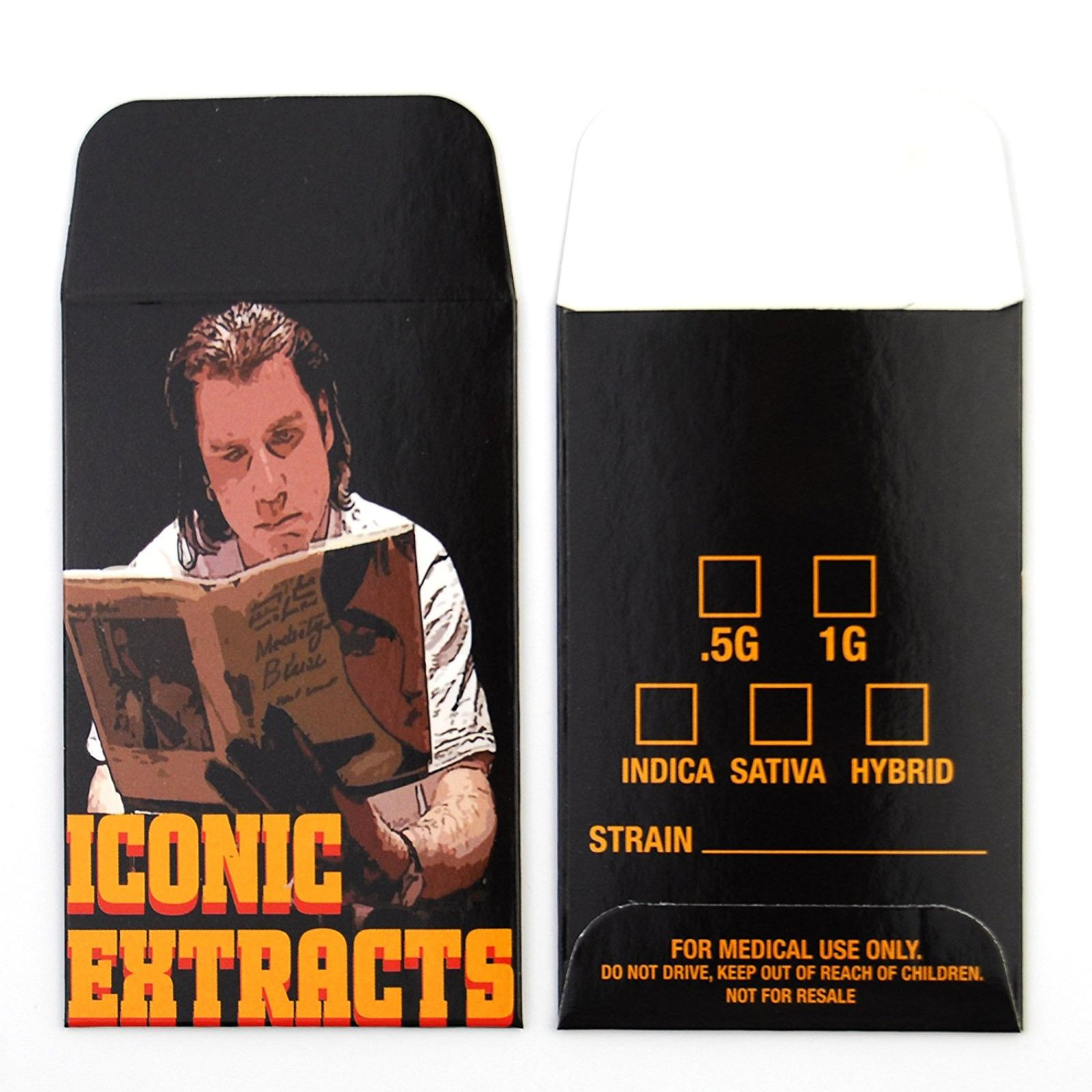 Shatter Labels: ICONIC EXTRACTS Pulp Fiction Vincent Vega Coin ...