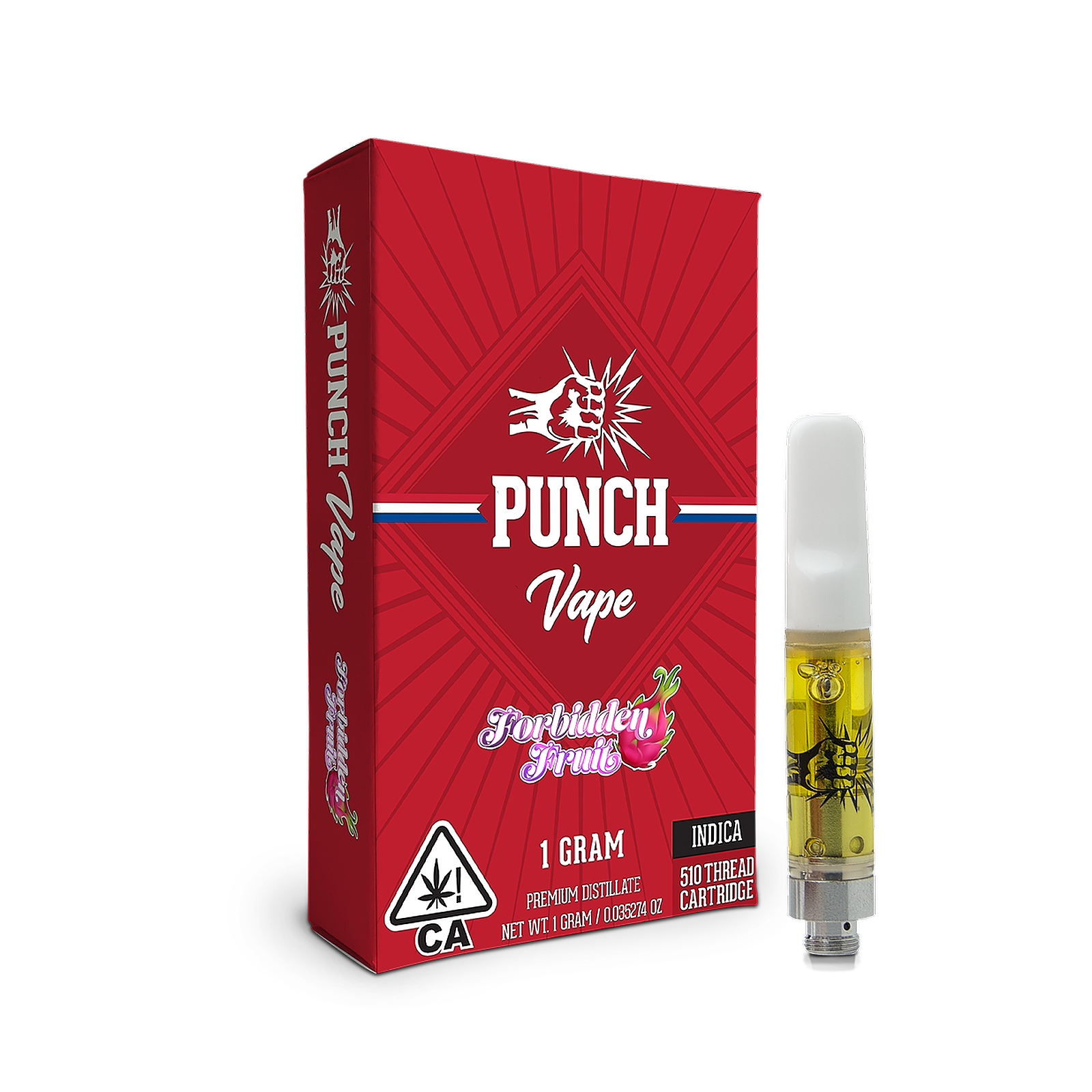 Punch: Forbidden Fruit 510 Distillate Cart (1g) Indica | Leafly