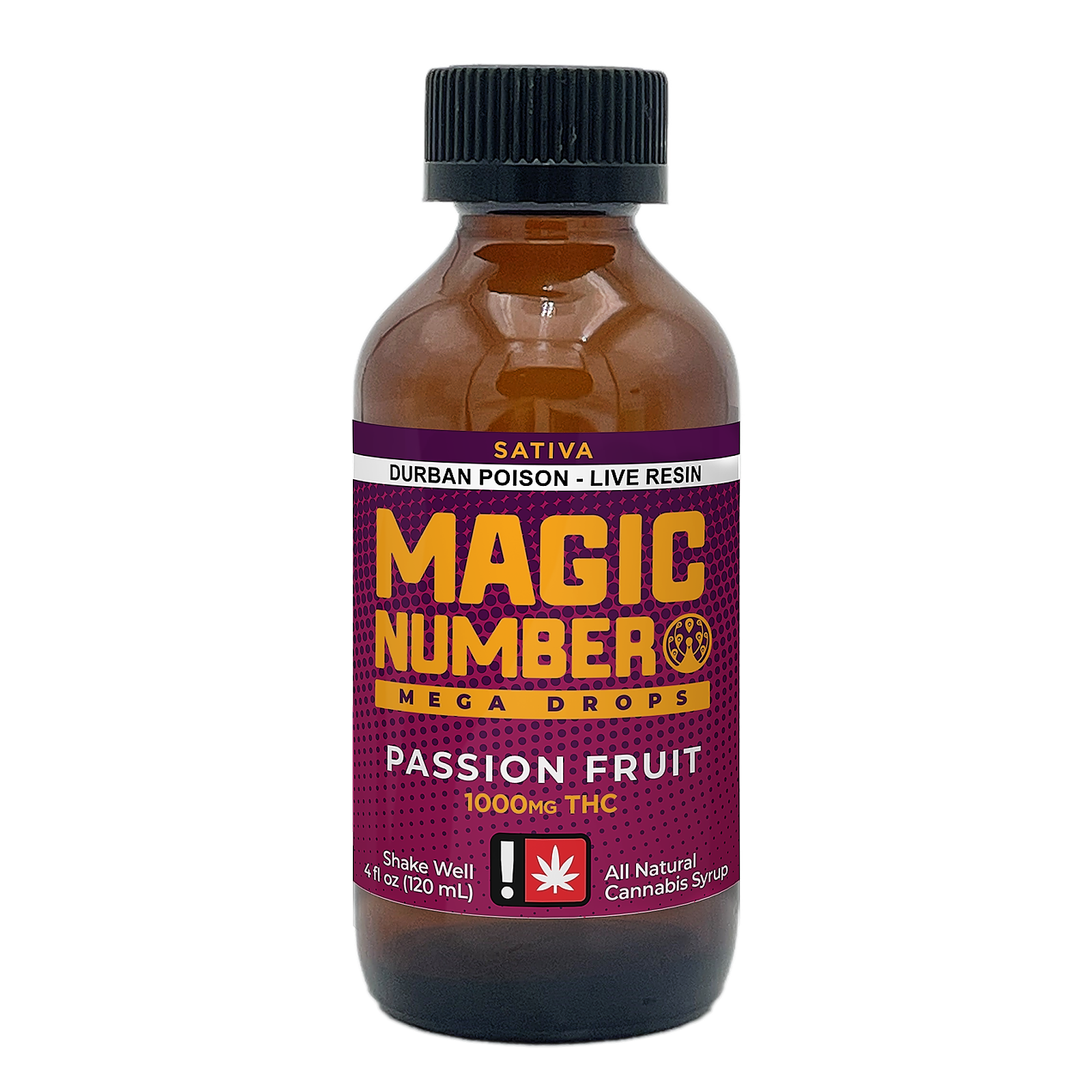 Magic Number: Passion Fruit Sativa Mega Drops - Live Resin 1000mg | Leafly