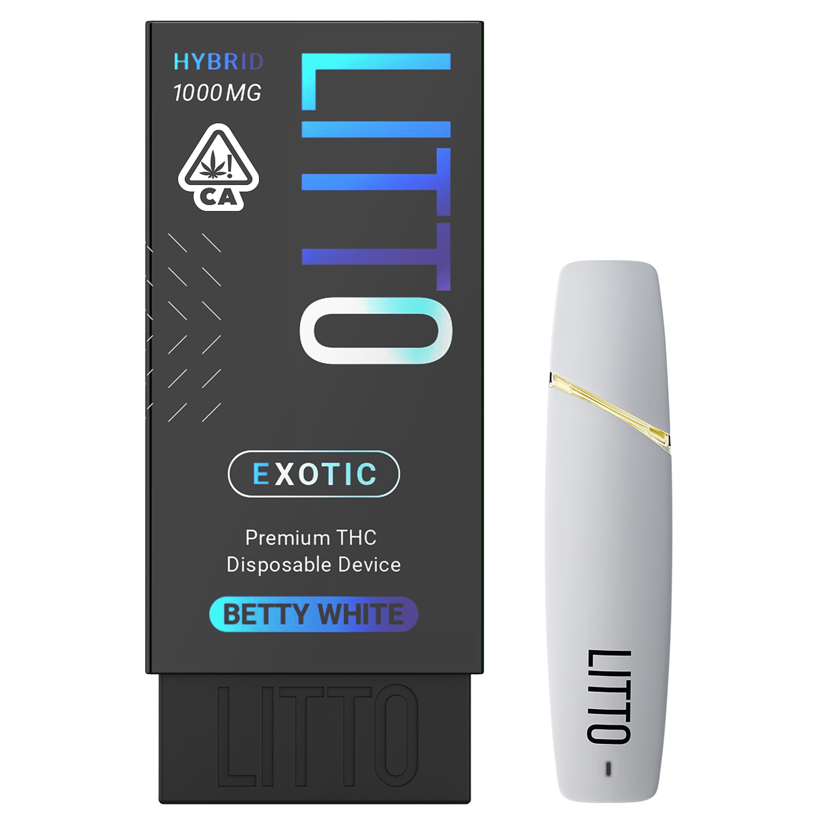 LITTO: LITTO - Betty White - Premium THC Disposable Vape Pen - 1G | Leafly